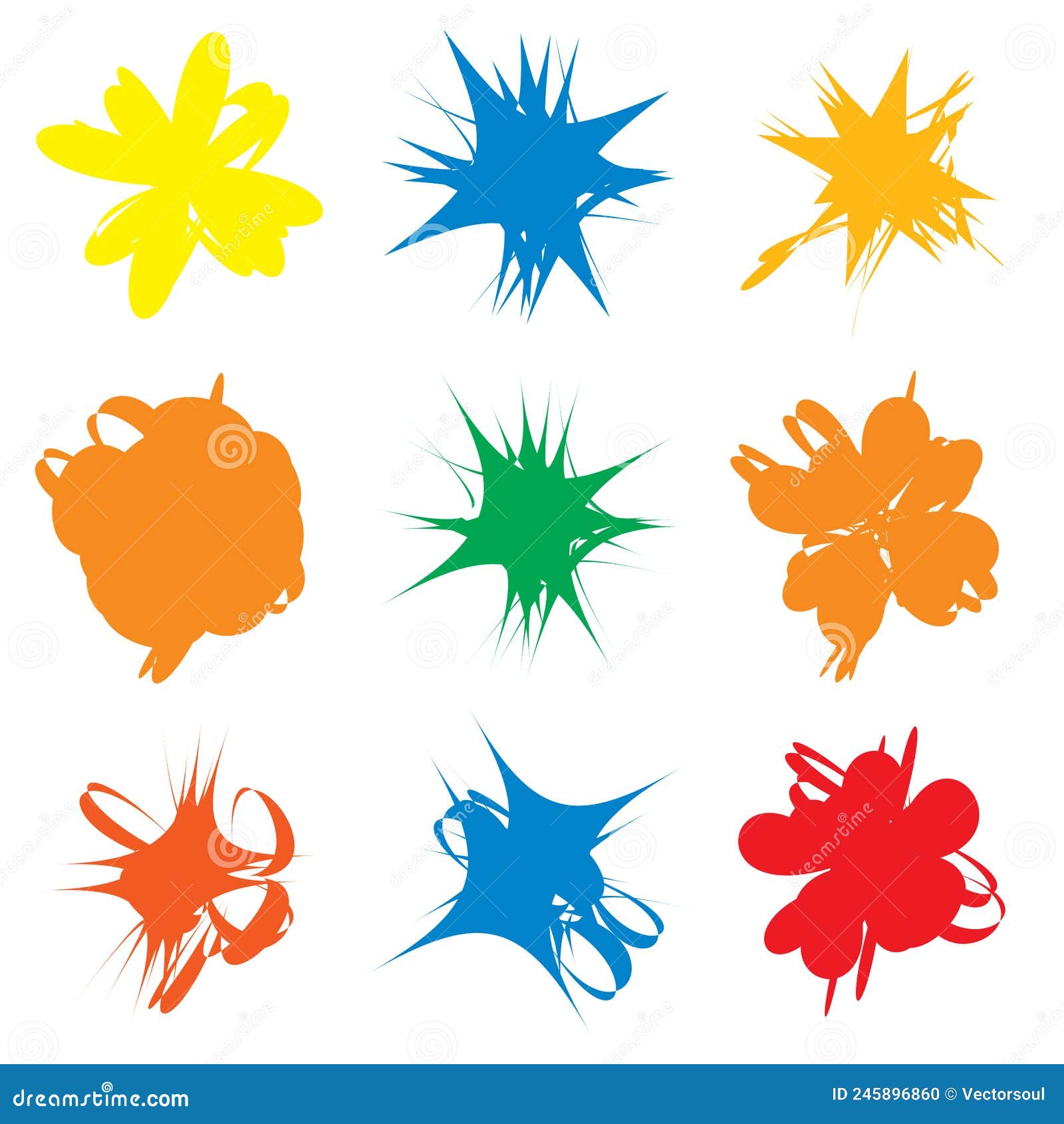 Abstract Random Geometric Shape. Non Figural, Non Figurative Artistic ...