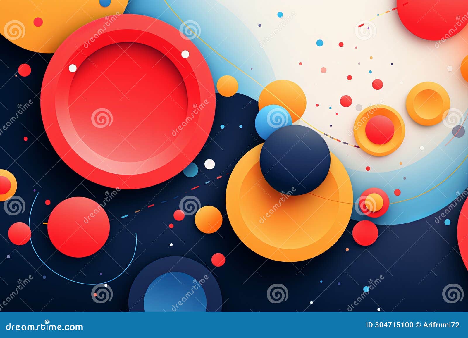 Abstract Random Geometric Shapes Wireframe Background and Gradient ...