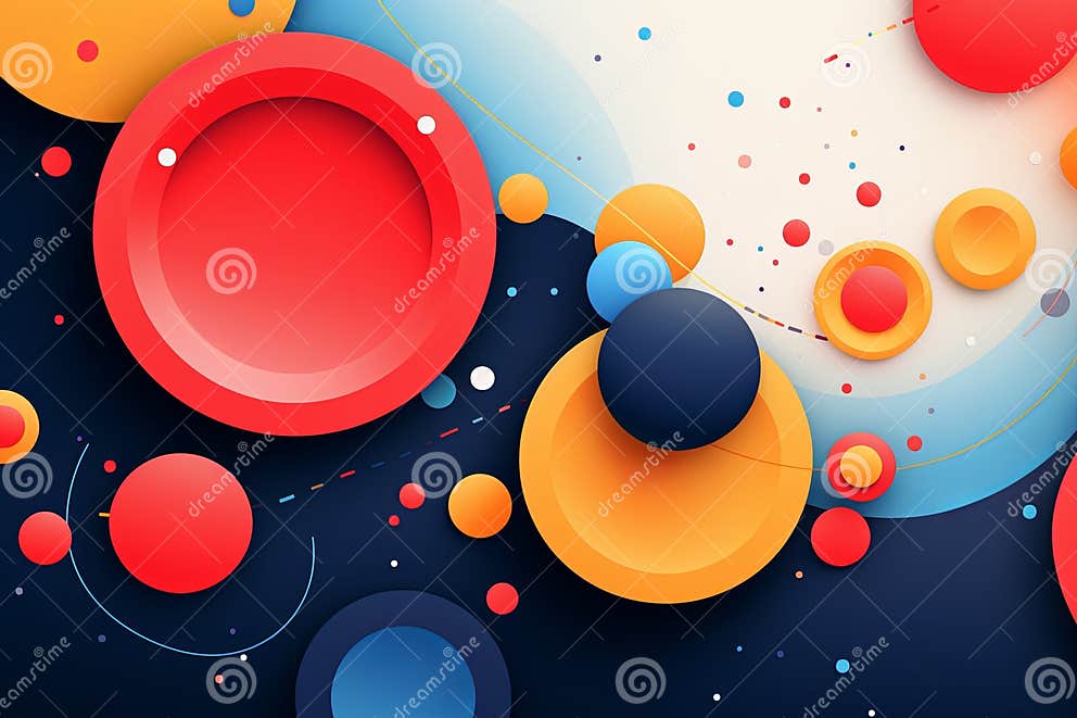 Abstract Random Geometric Shapes Wireframe Background and Gradient ...