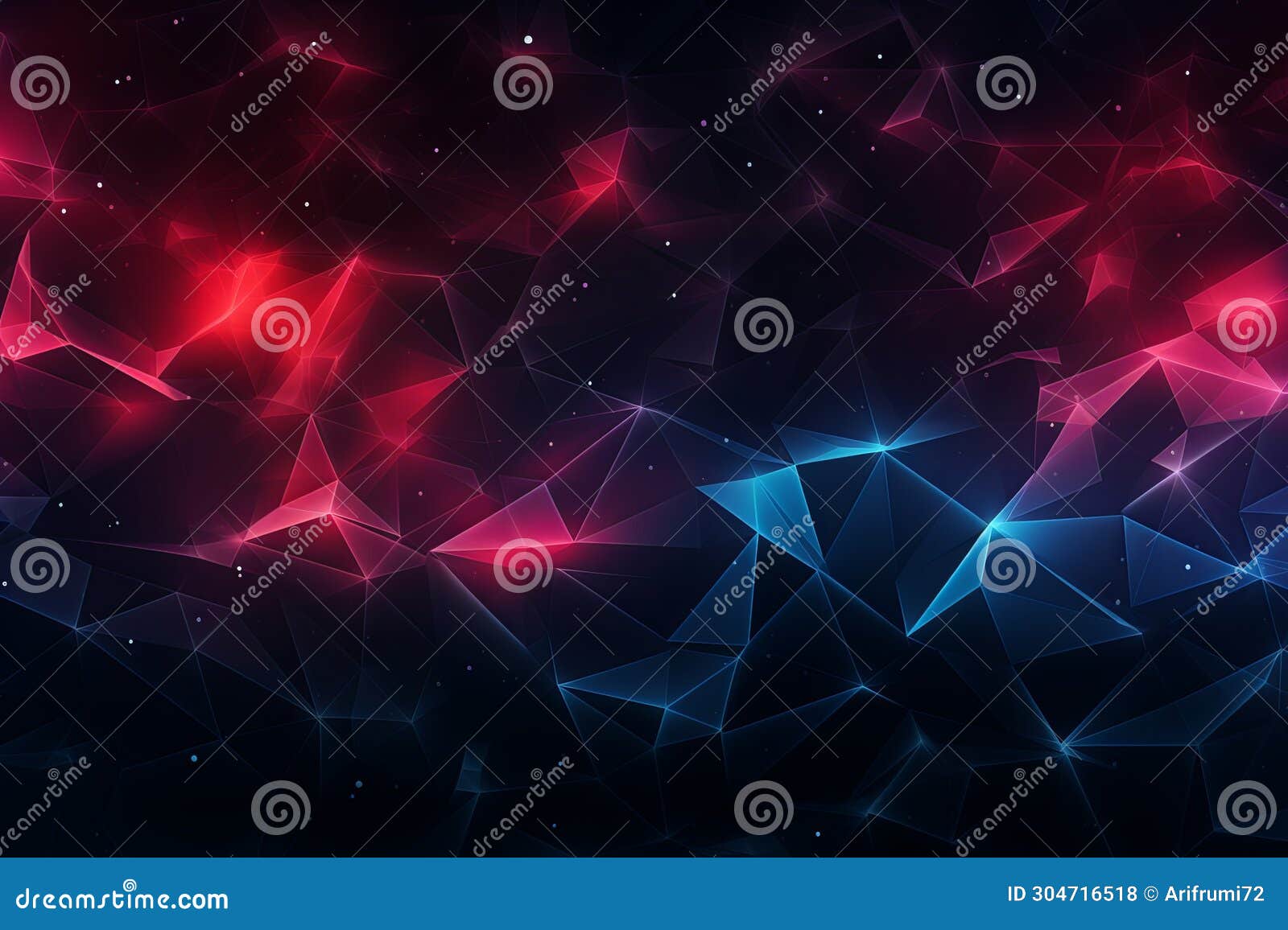 Abstract Random Geometric Shapes Wireframe Background and Gradient ...