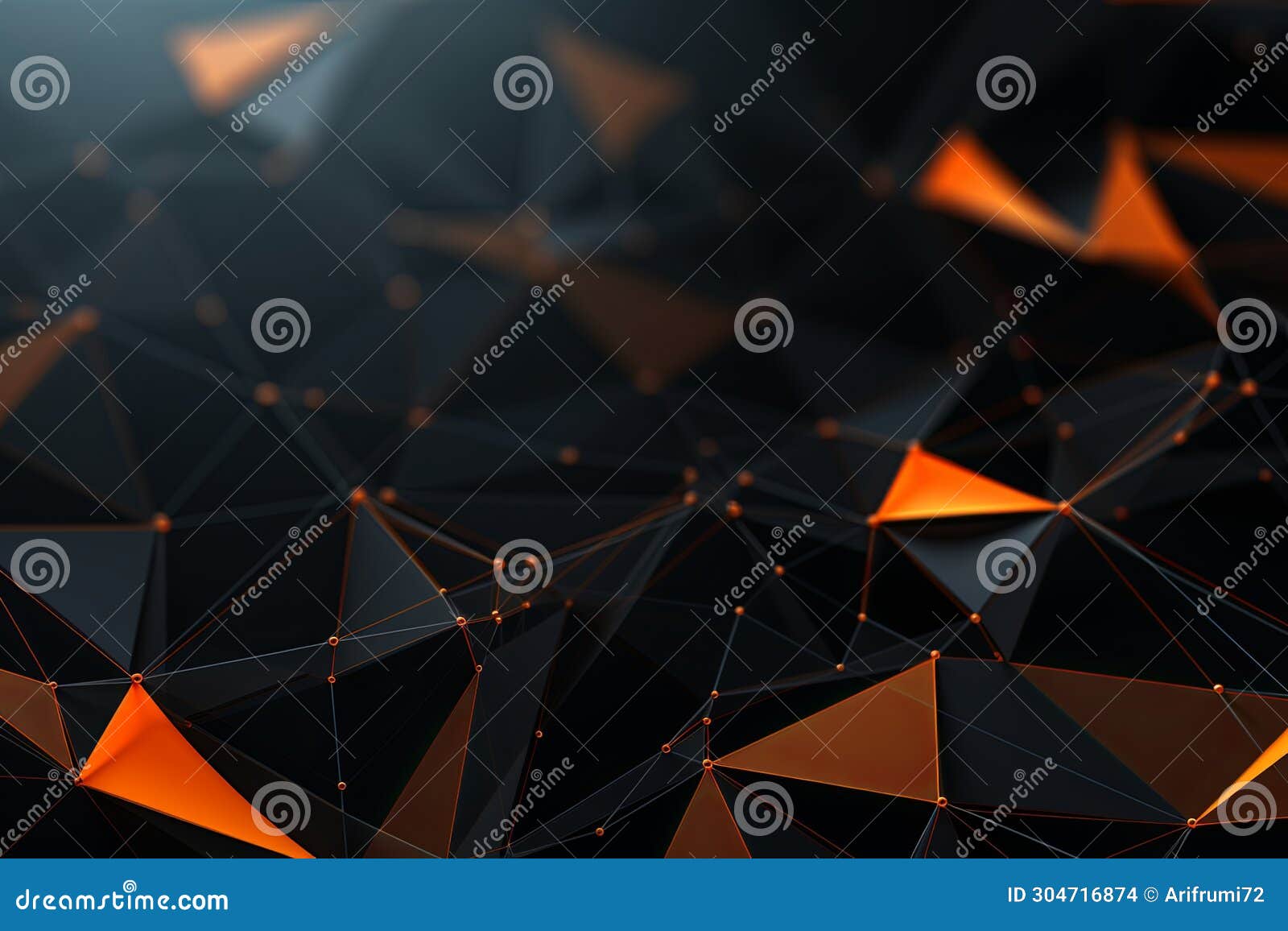 Abstract Random Geometric Shapes Wireframe Background and Gradient ...