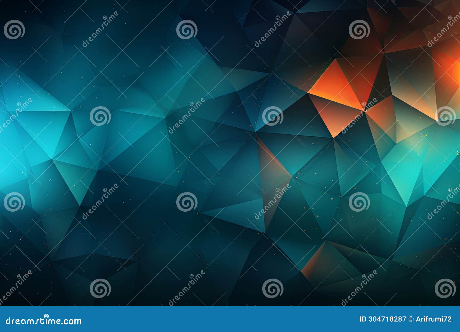 Abstract Random Geometric Shapes Wireframe Background and Gradient ...