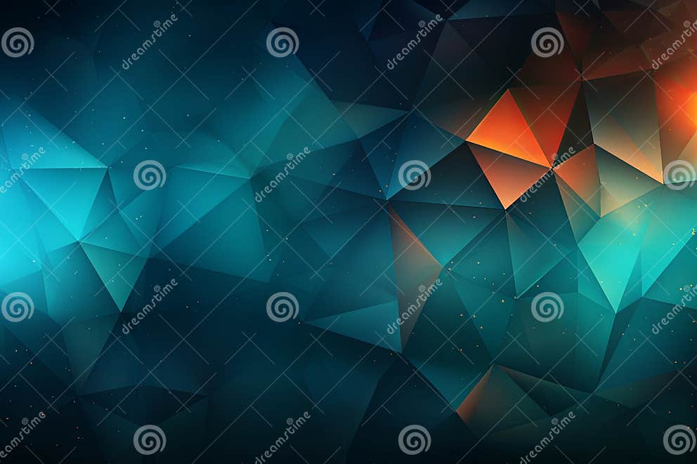 Abstract Random Geometric Shapes Wireframe Background and Gradient ...
