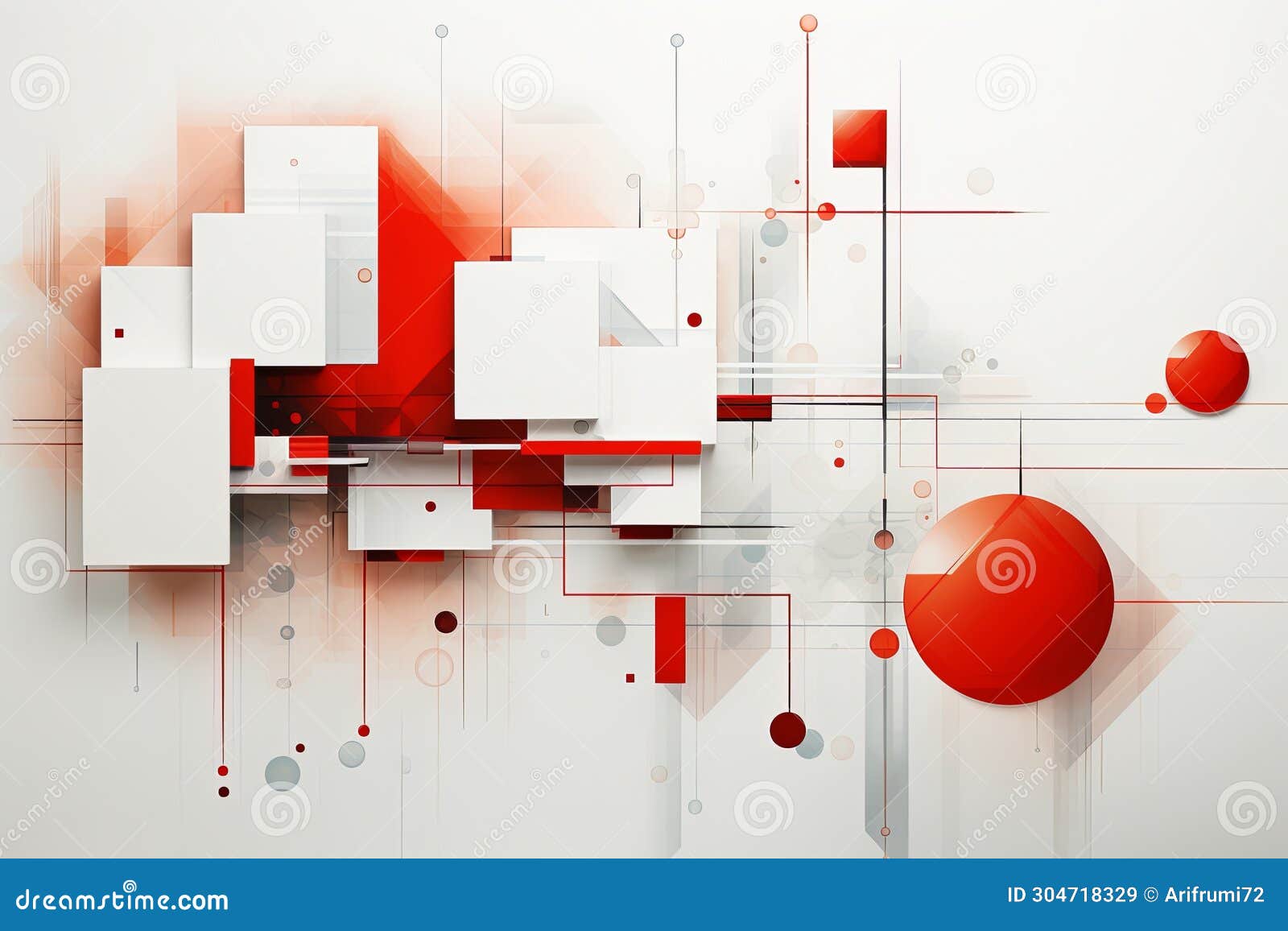 Abstract Random Geometric Shapes Wireframe Background and Gradient ...
