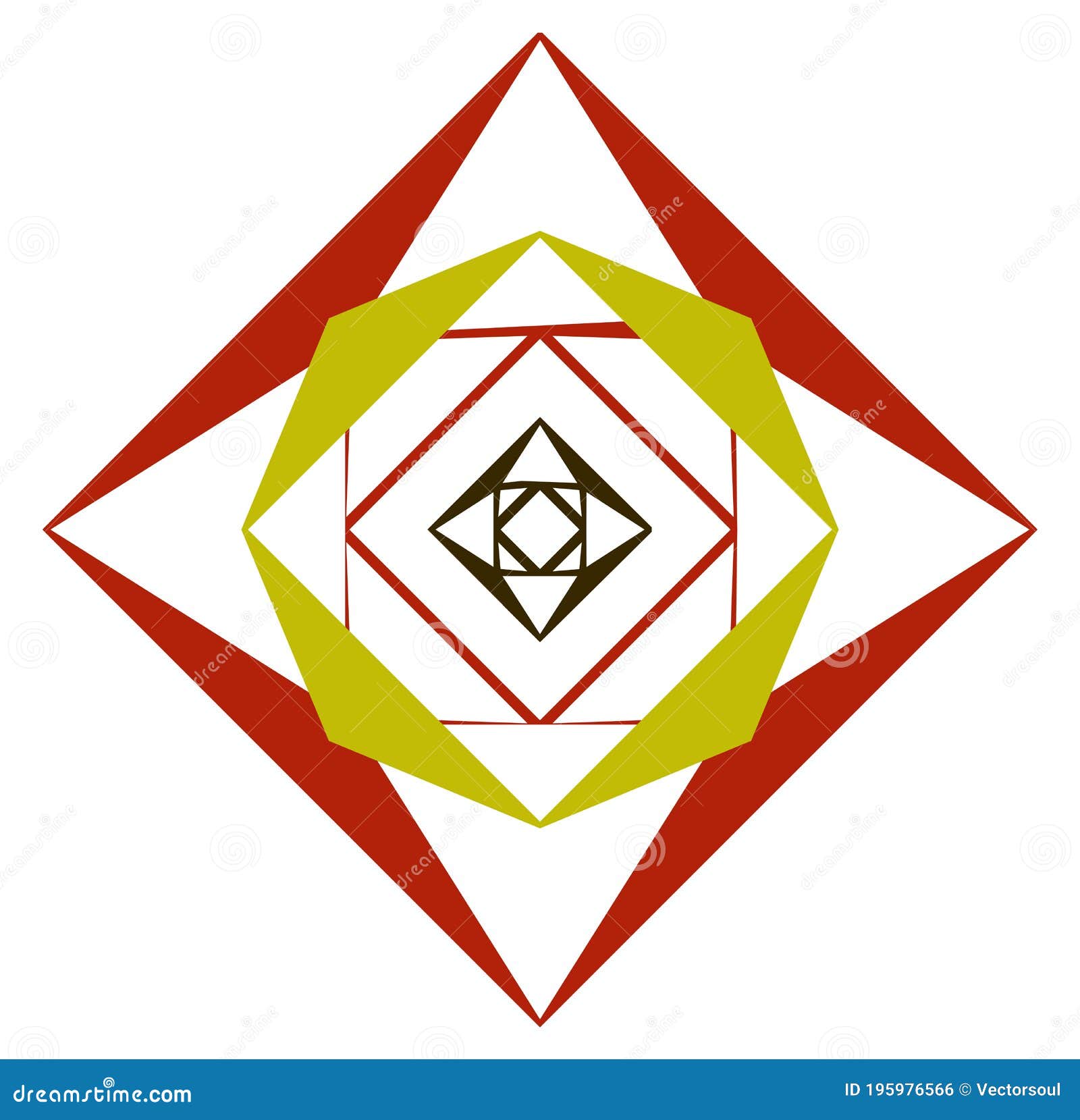 Abstract Random Geometry Shape. Generative Art Geometric Angular, Edgy ...