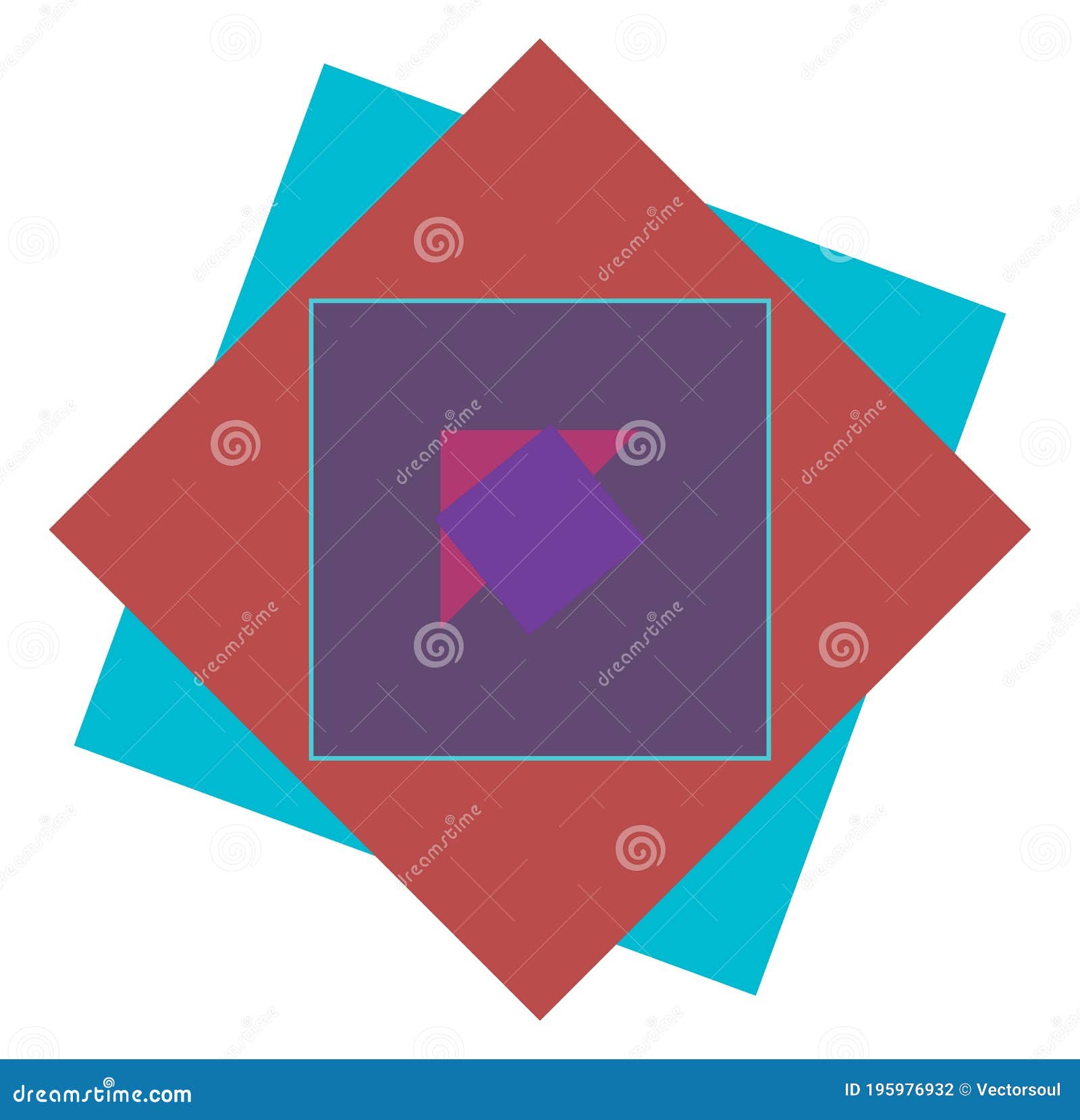 Abstract Random Geometry Shape. Generative Art Geometric Angular, Edgy ...