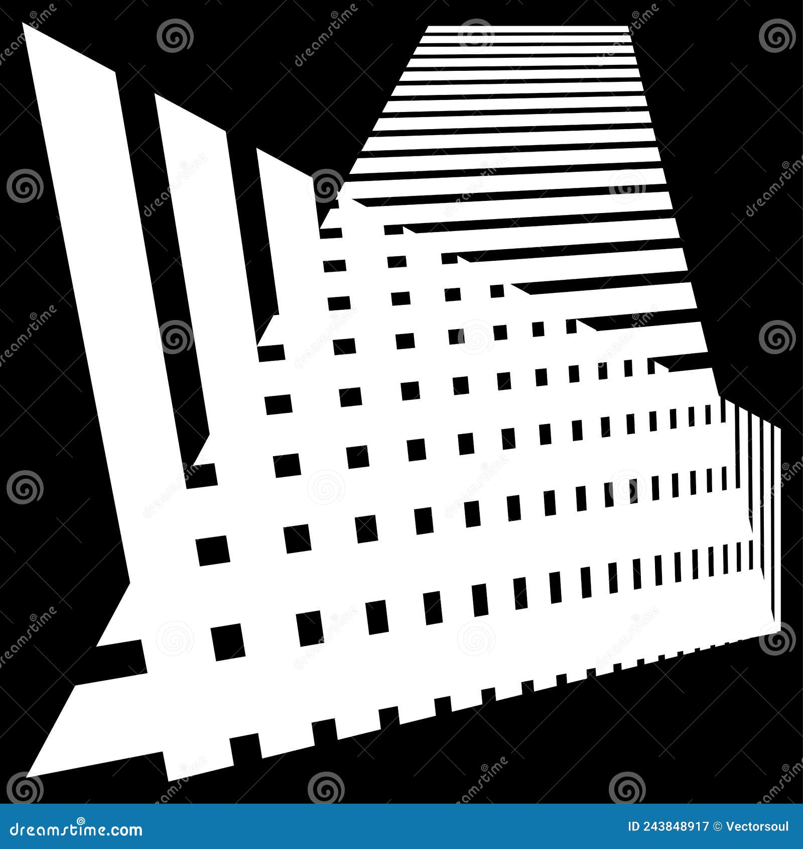 Abstract Random Grid, Mesh. Lattice, Grating and Grille Pattern with ...