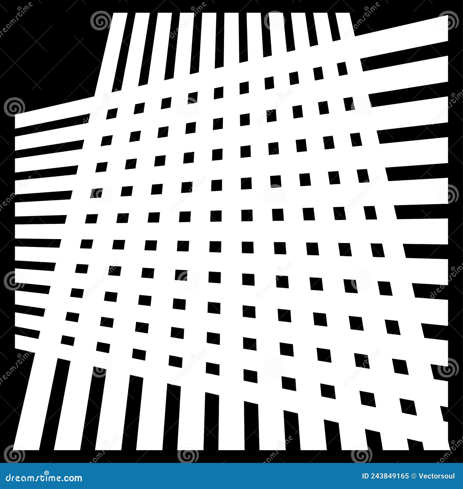 Abstract Random Grid, Mesh. Lattice, Grating and Grille Pattern with ...