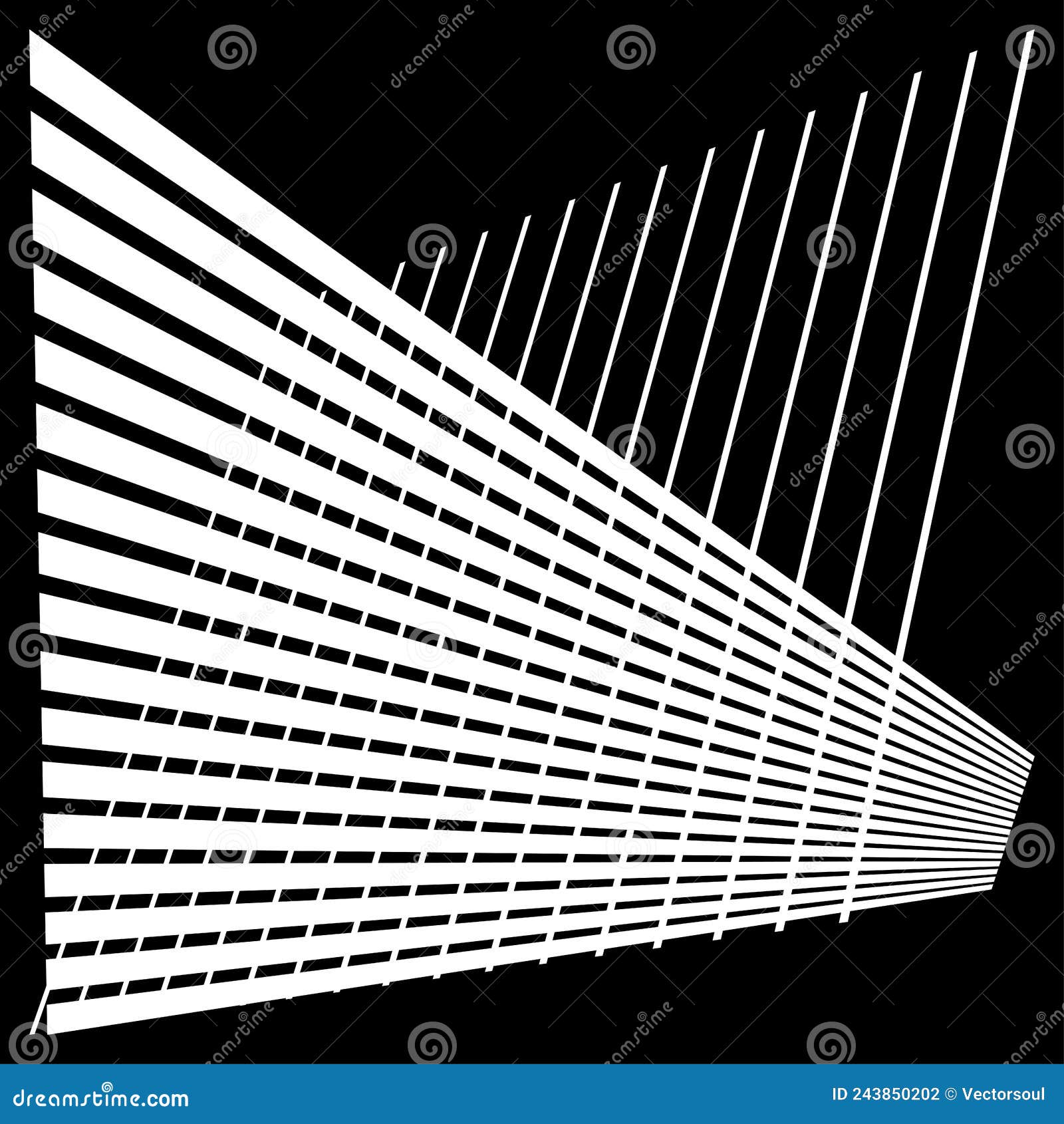 Abstract Random Grid, Mesh. Lattice, Grating and Grille Pattern with ...