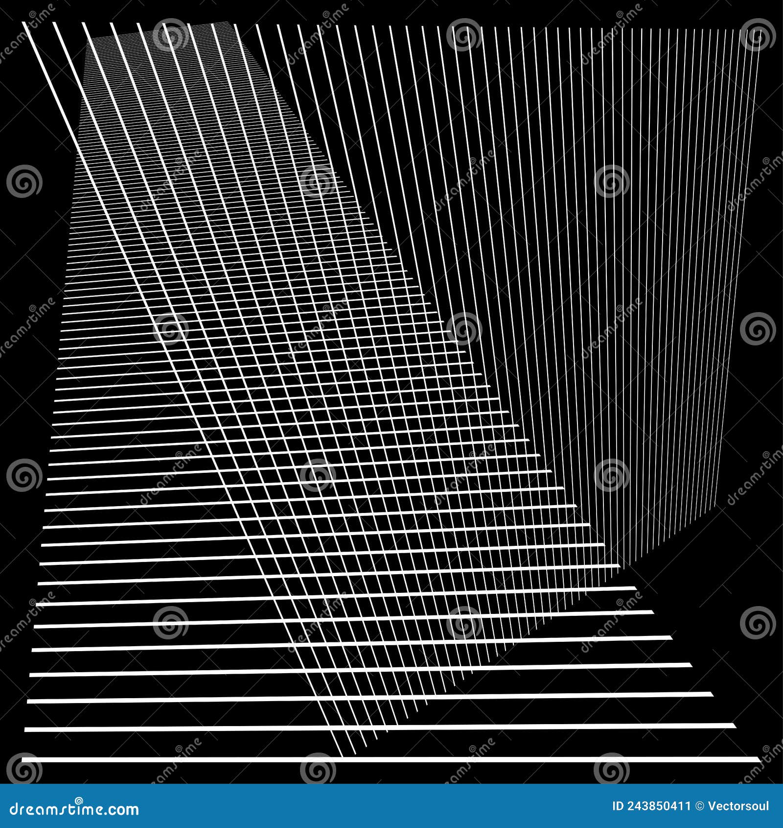Abstract Random Grid, Mesh. Lattice, Grating and Grille Pattern with ...