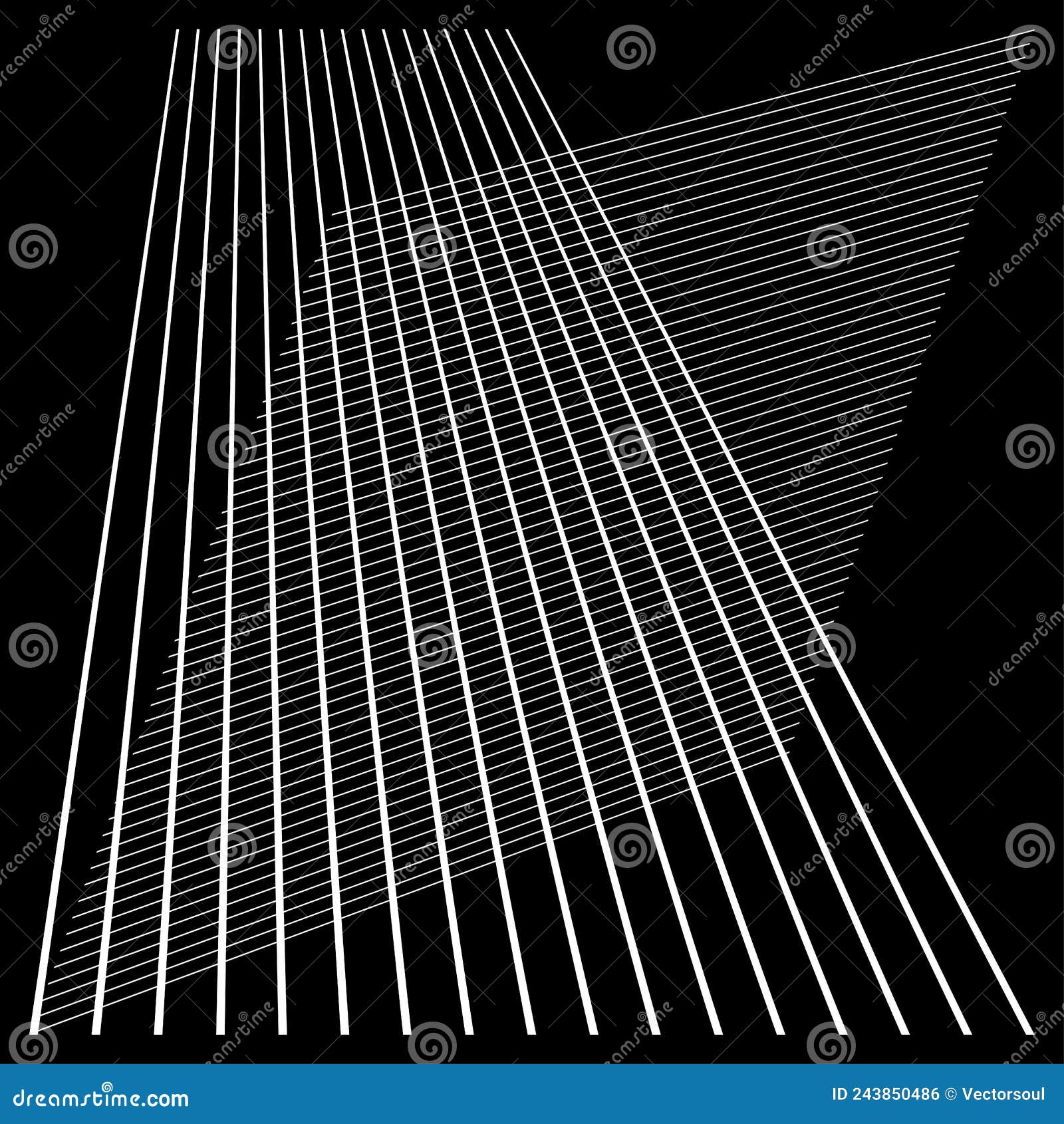 Abstract Random Grid, Mesh. Lattice, Grating and Grille Pattern with ...