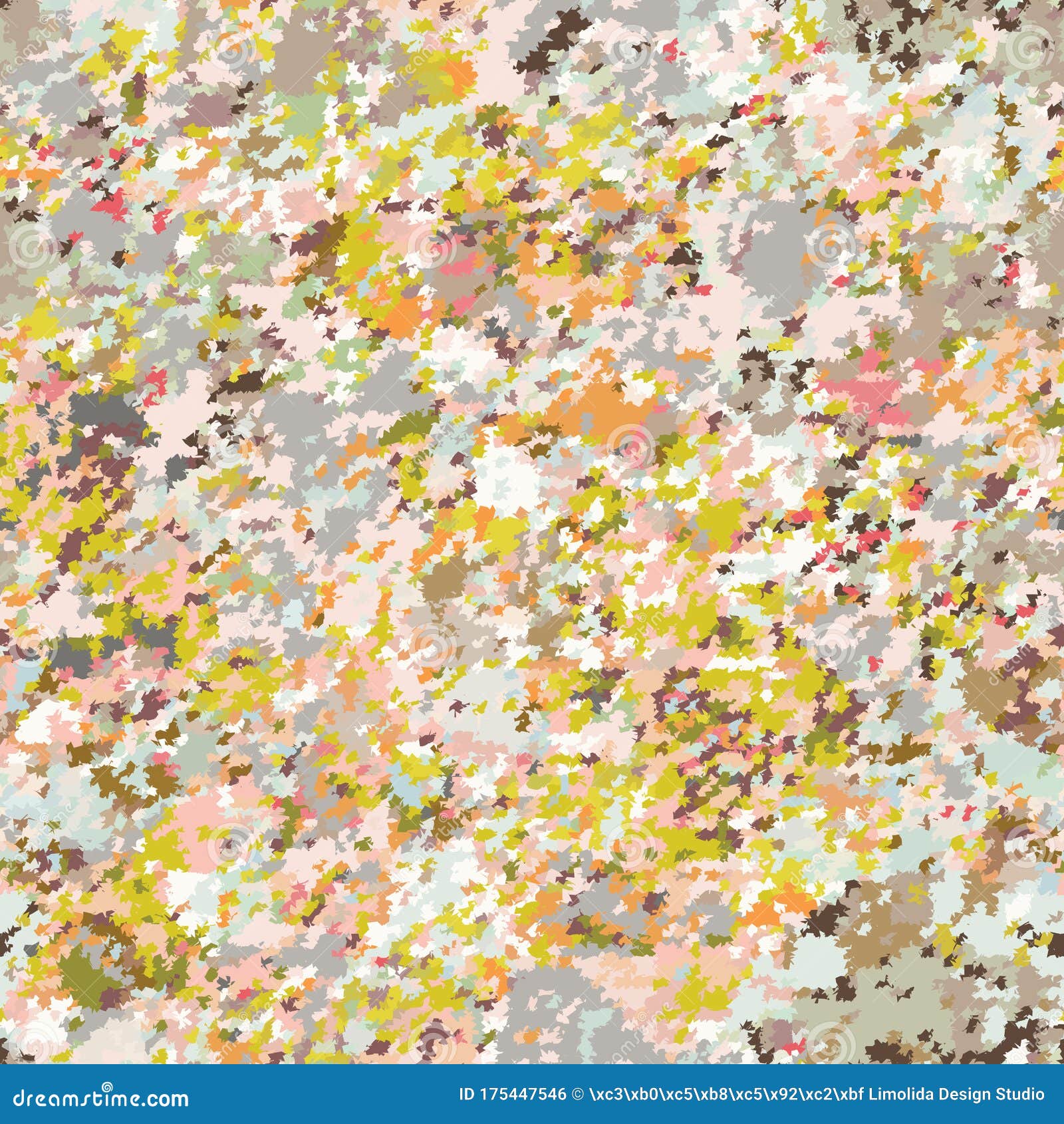 Abstract Random Organic Pastel Vector Texture. Feminine Speckled Flecks ...