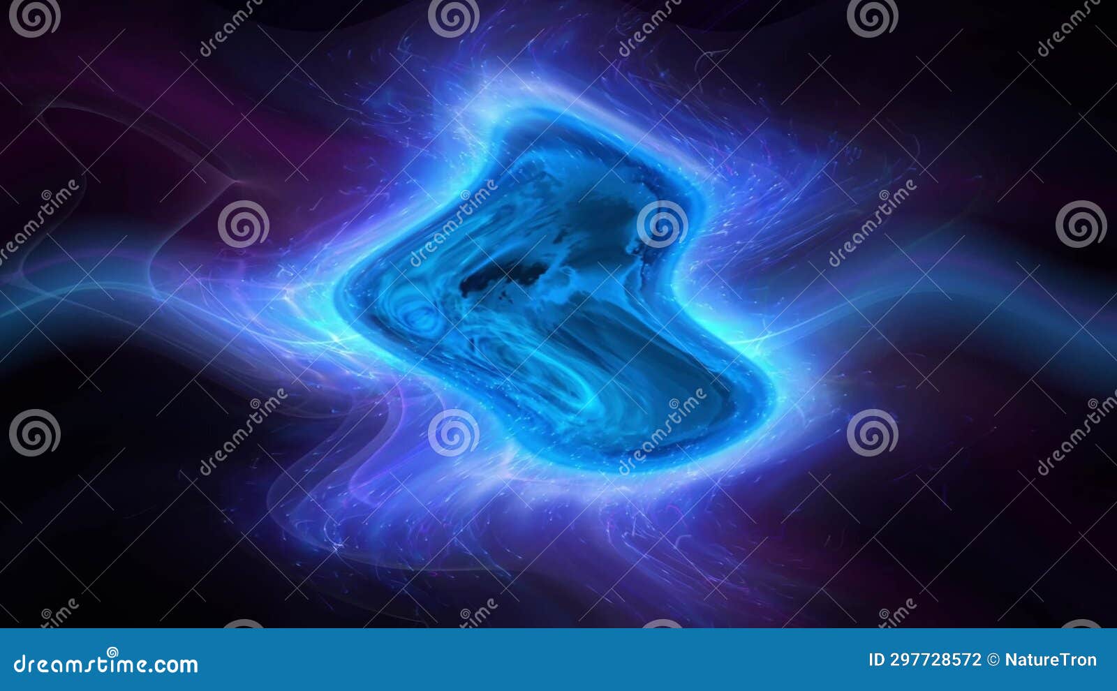 An Abstract Ray of Blue Light and a Blob on a Black Background Stock Footage - Video of minimal ...