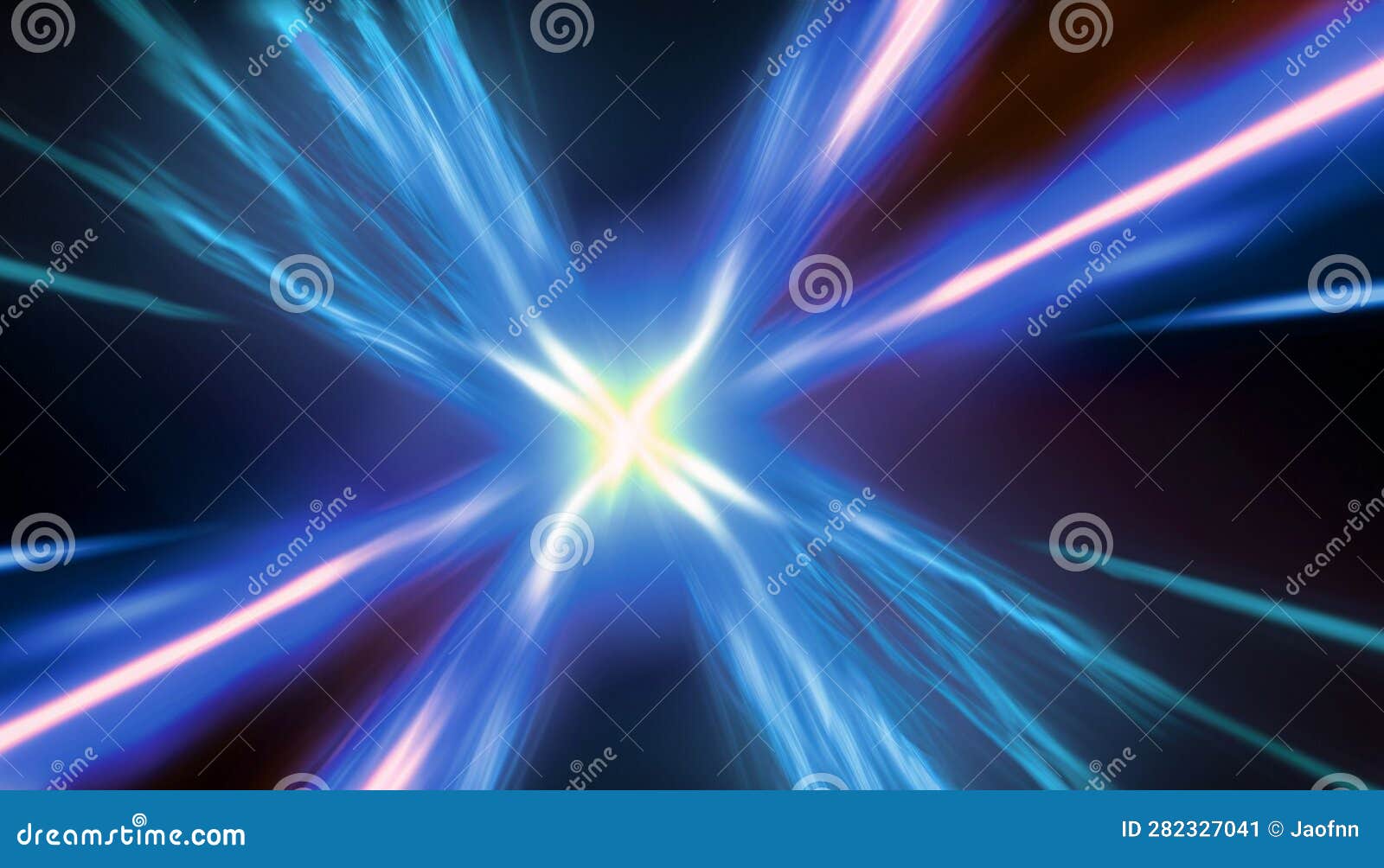 Abstract Rays of Light As a Concept for Technology, Science and ...