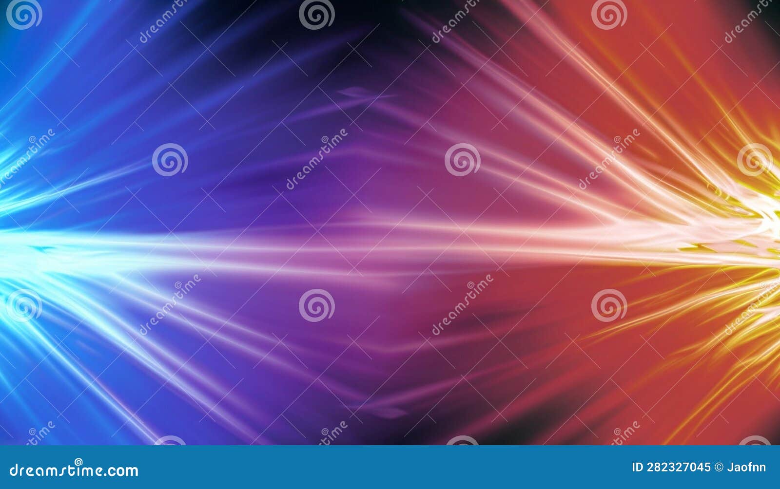 Abstract Rays of Light As a Concept for Technology, Science and ...