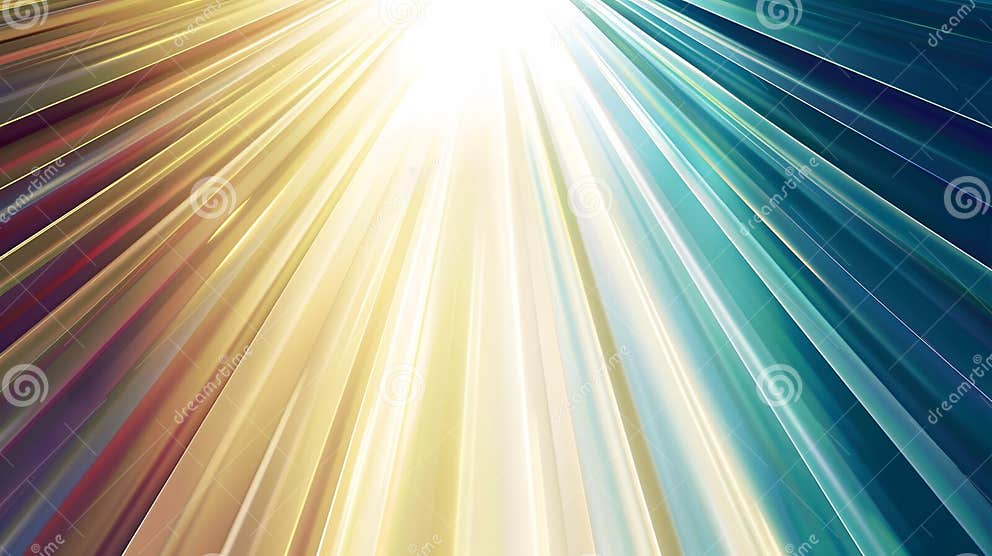 Abstract Rays of Light Radiating in Vibrant Colors, Creating a Dynamic ...