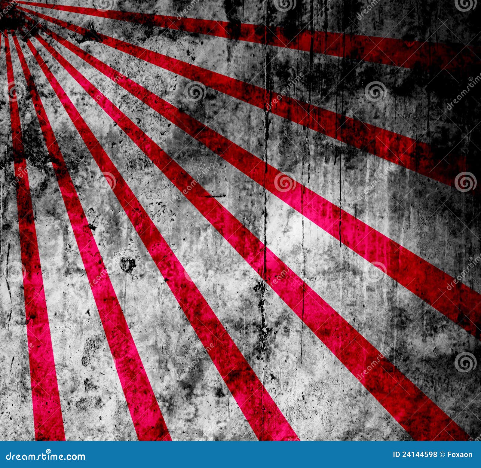 Abstract Rays on a Red Background Stock Illustration - Illustration of ...