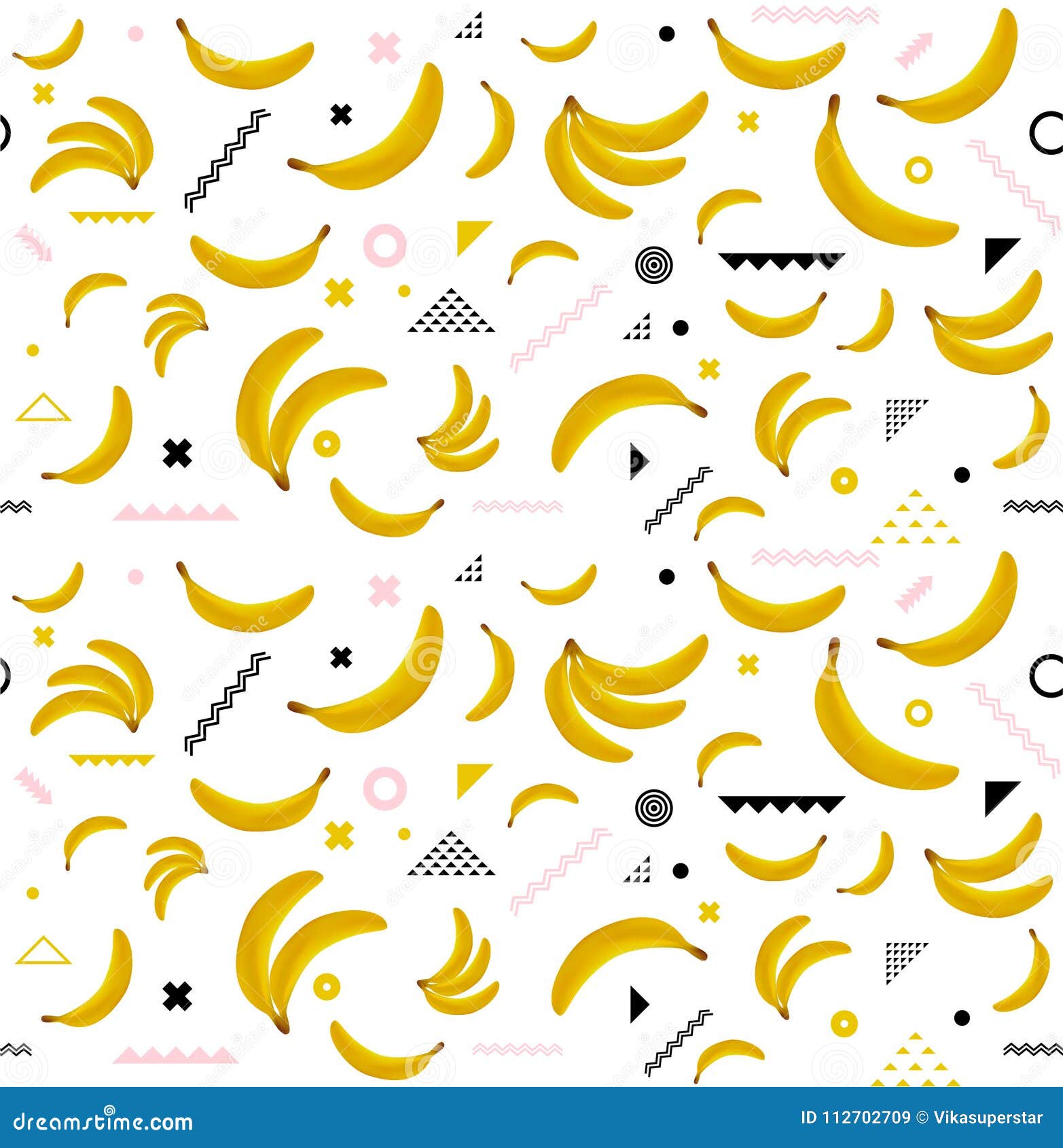 Abstract Vector Bananas Illustration Stock Vector - Illustration of ...