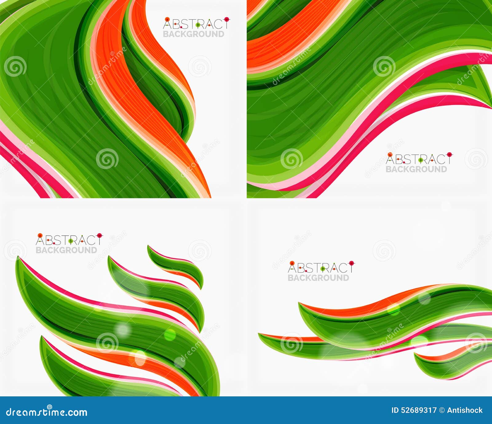 Abstract Realistic Solid Wave Background Stock Vector - Illustration of ...