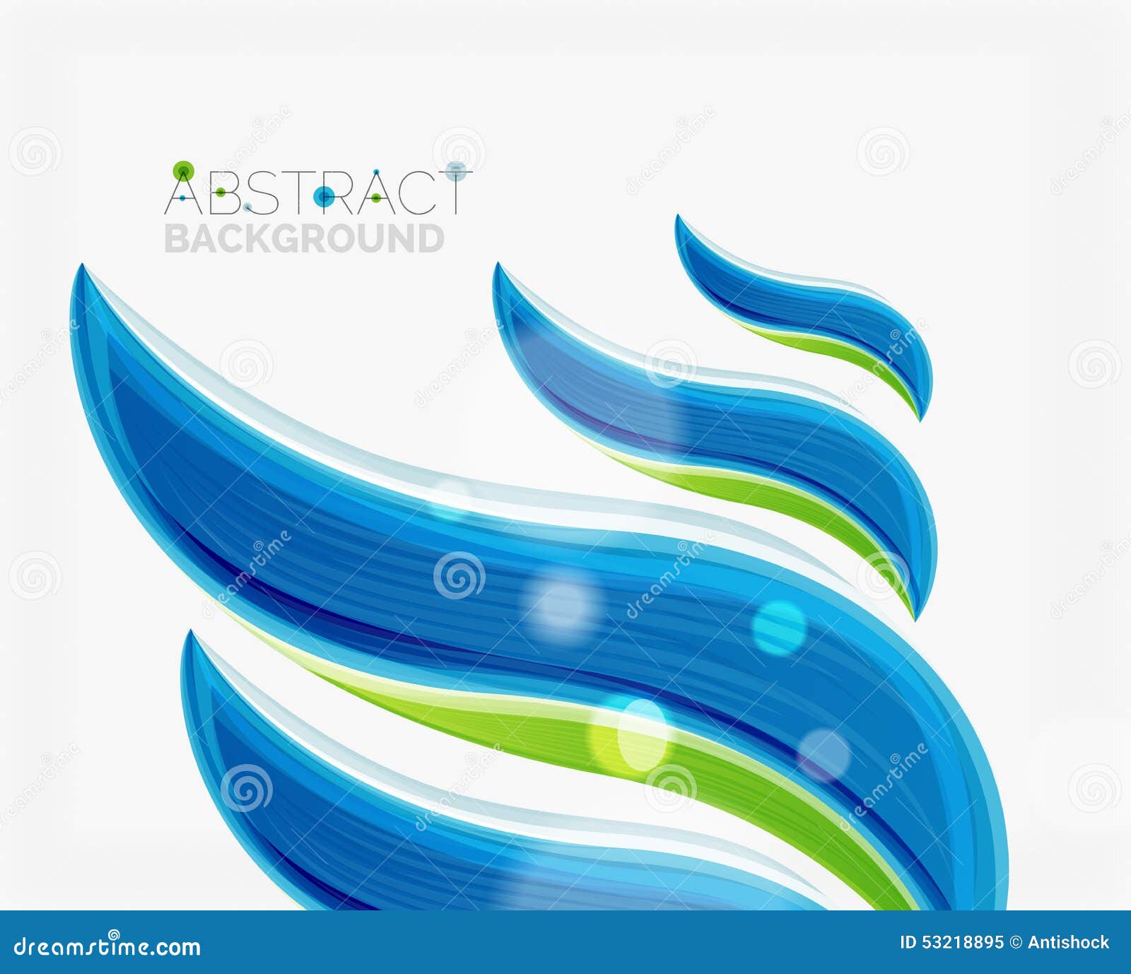 Abstract Realistic Solid Wave Background Stock Vector - Illustration of ...