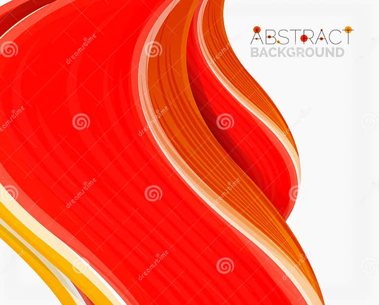 Abstract Realistic Solid Wave Background Stock Vector - Illustration of ...