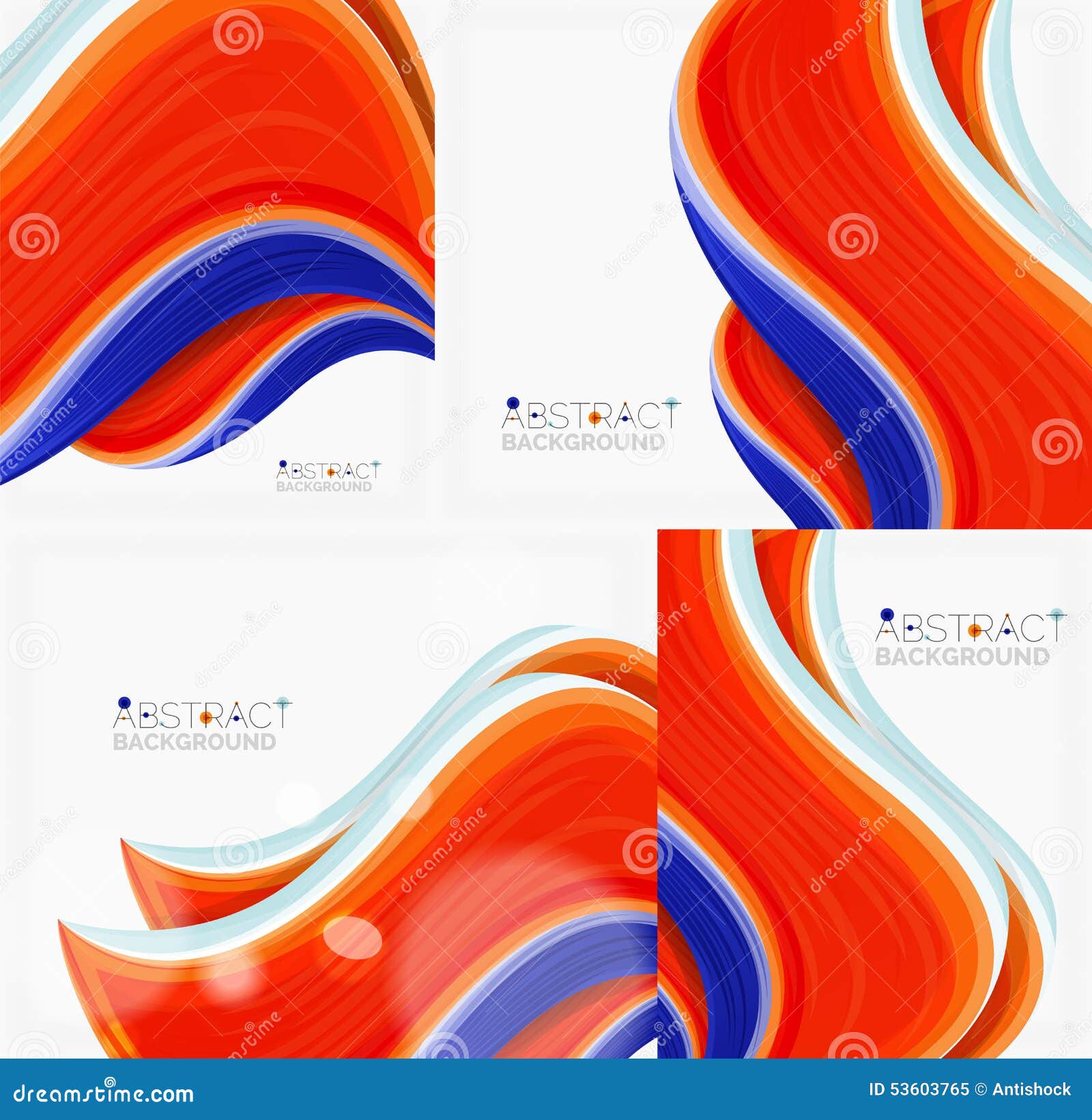 Abstract Realistic Solid Wave Background Stock Vector - Illustration of ...