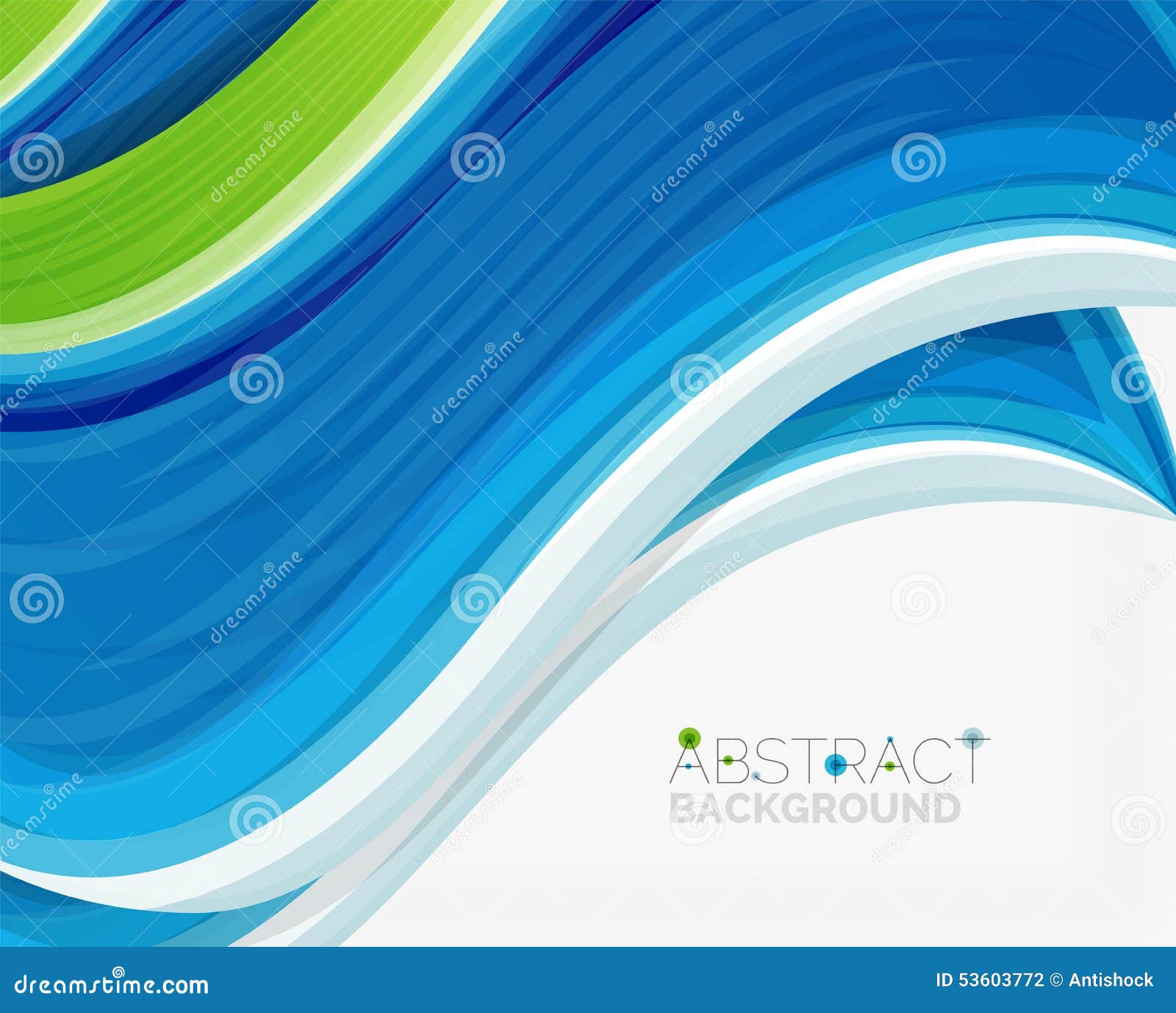 Abstract Realistic Solid Wave Background Stock Vector - Illustration of ...