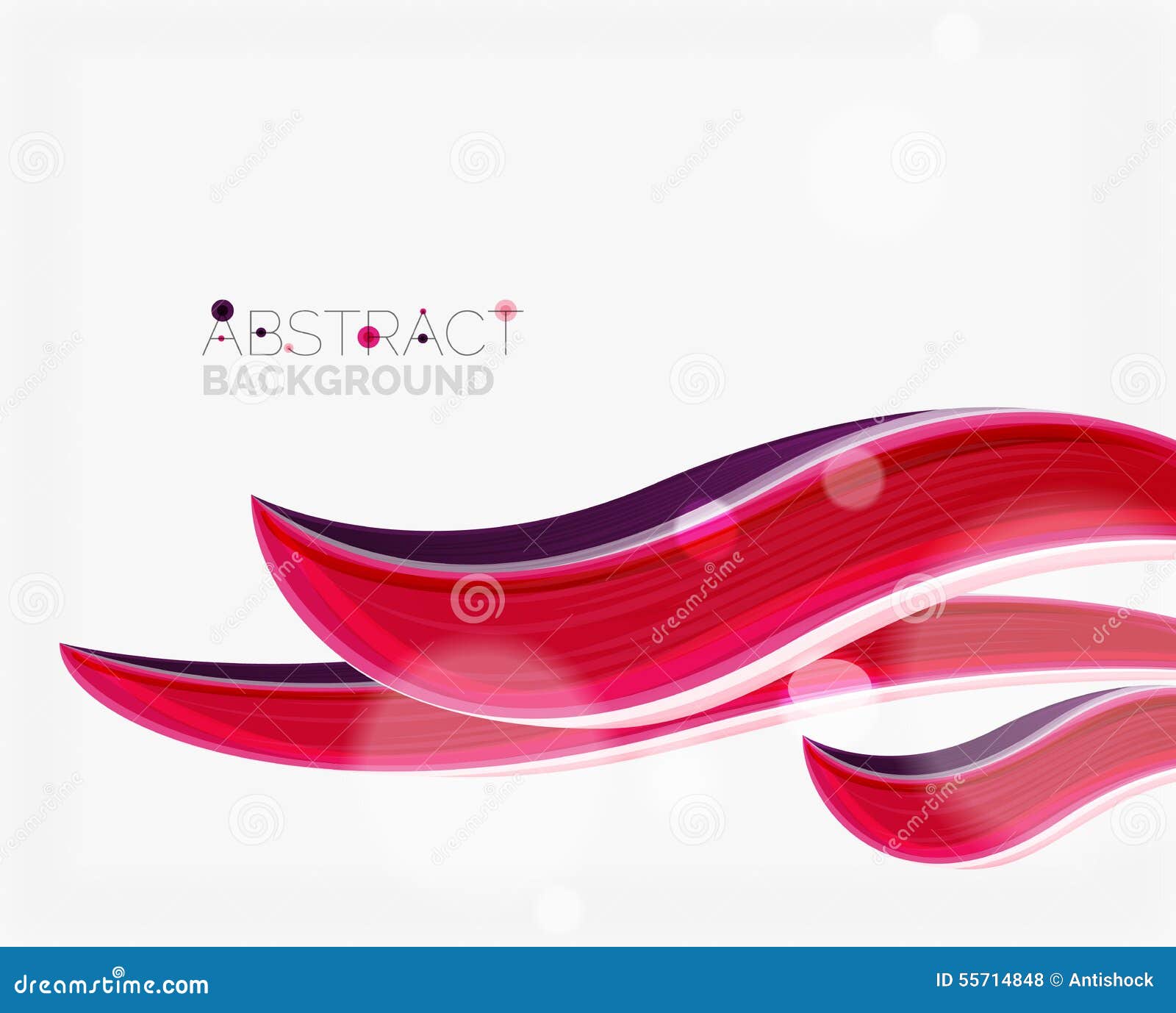 Abstract Realistic Solid Wave Background Stock Vector - Illustration of ...