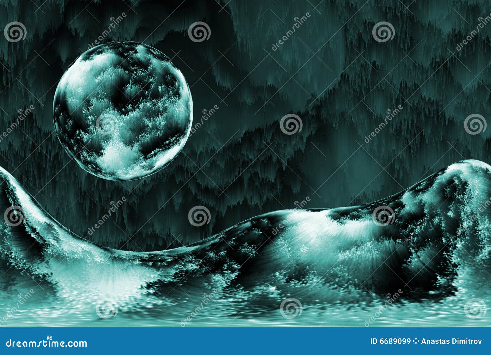 Abstract reality stock illustration. Illustration of water - 6689099