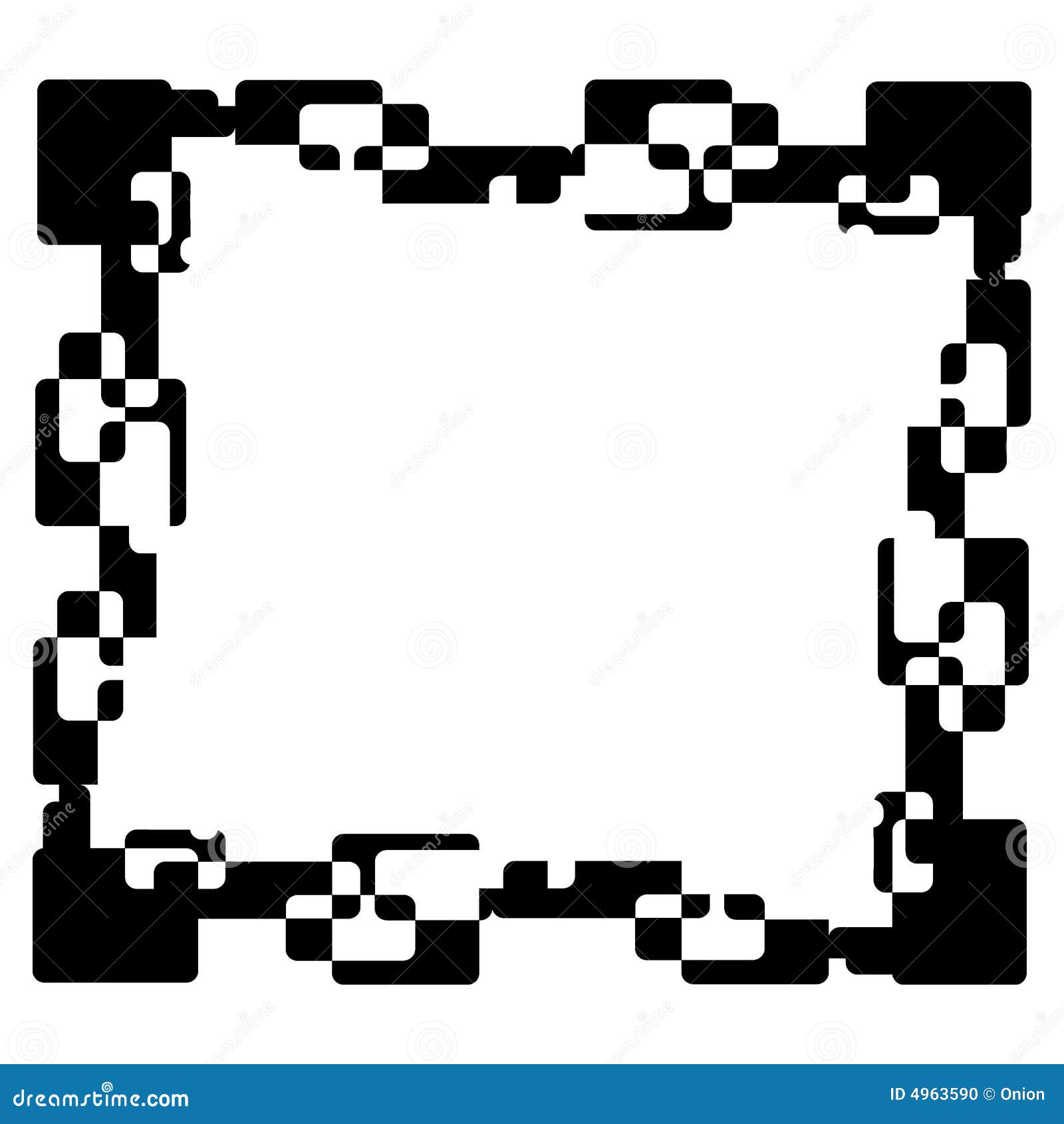 Abstract Rectangle Border Illustration Stock Illustration ...