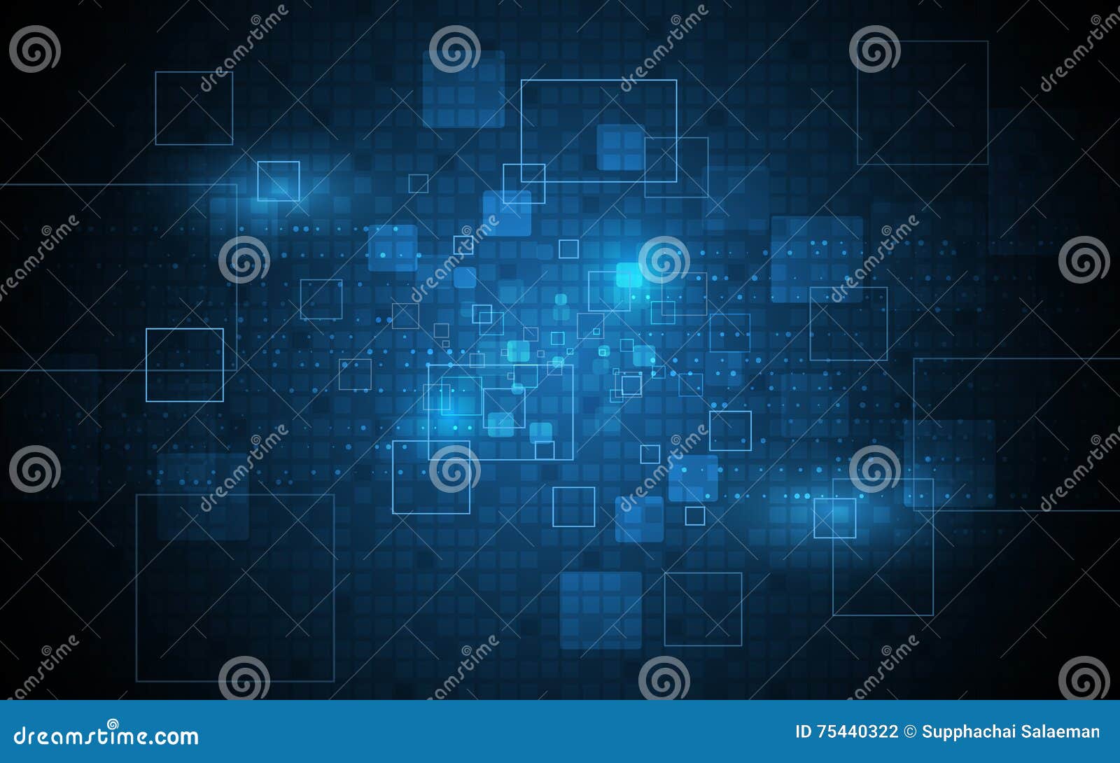 Abstract Rectangle Digital Texture Dynamic Design Background Stock ...