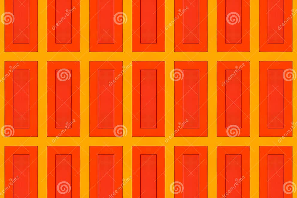 Abstract Rectangle Pattern Vertical Warm Toned Motif Stock Illustration ...