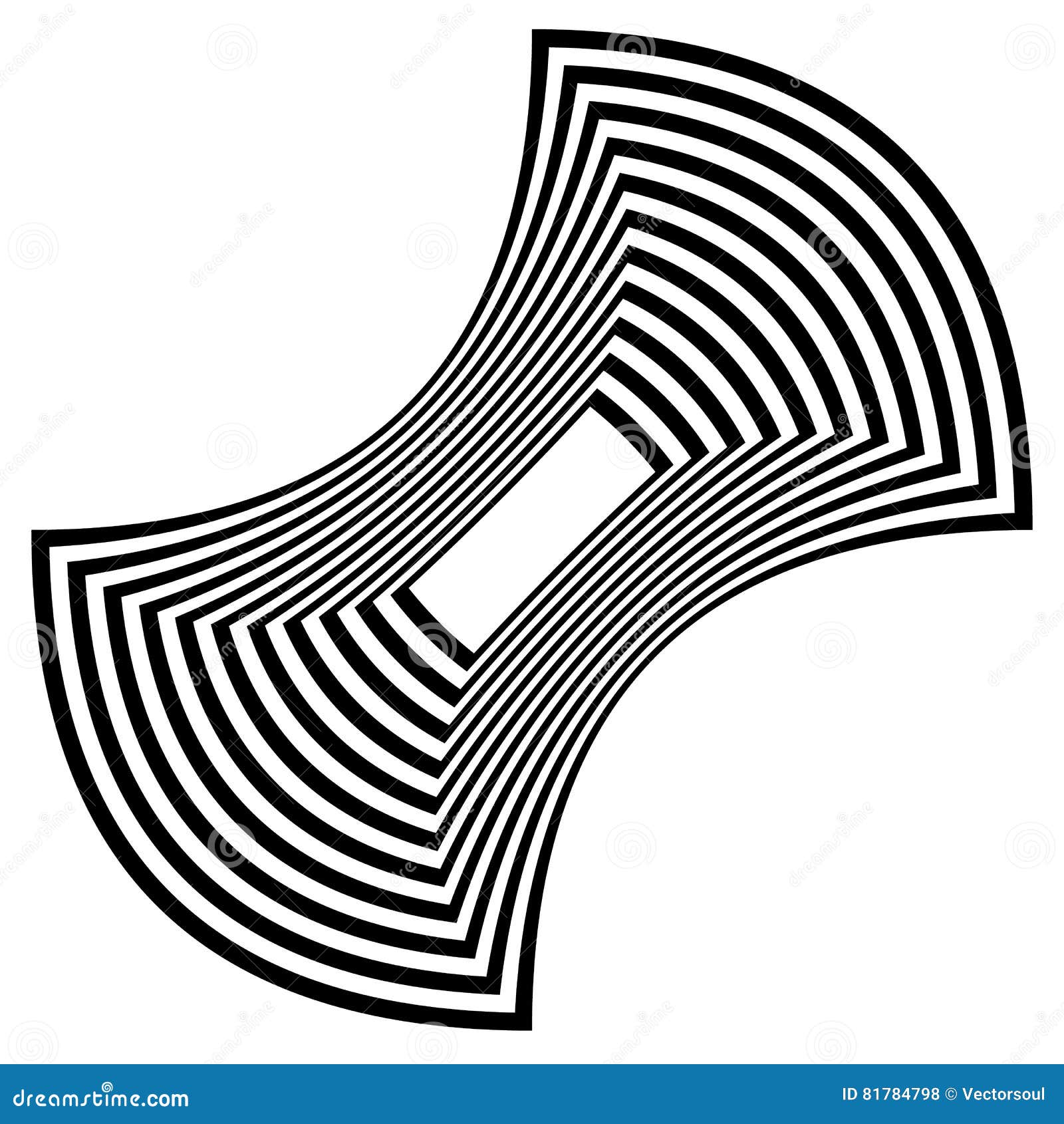 Abstract Rectangle Shape Vector Illustration | CartoonDealer.com #81784798