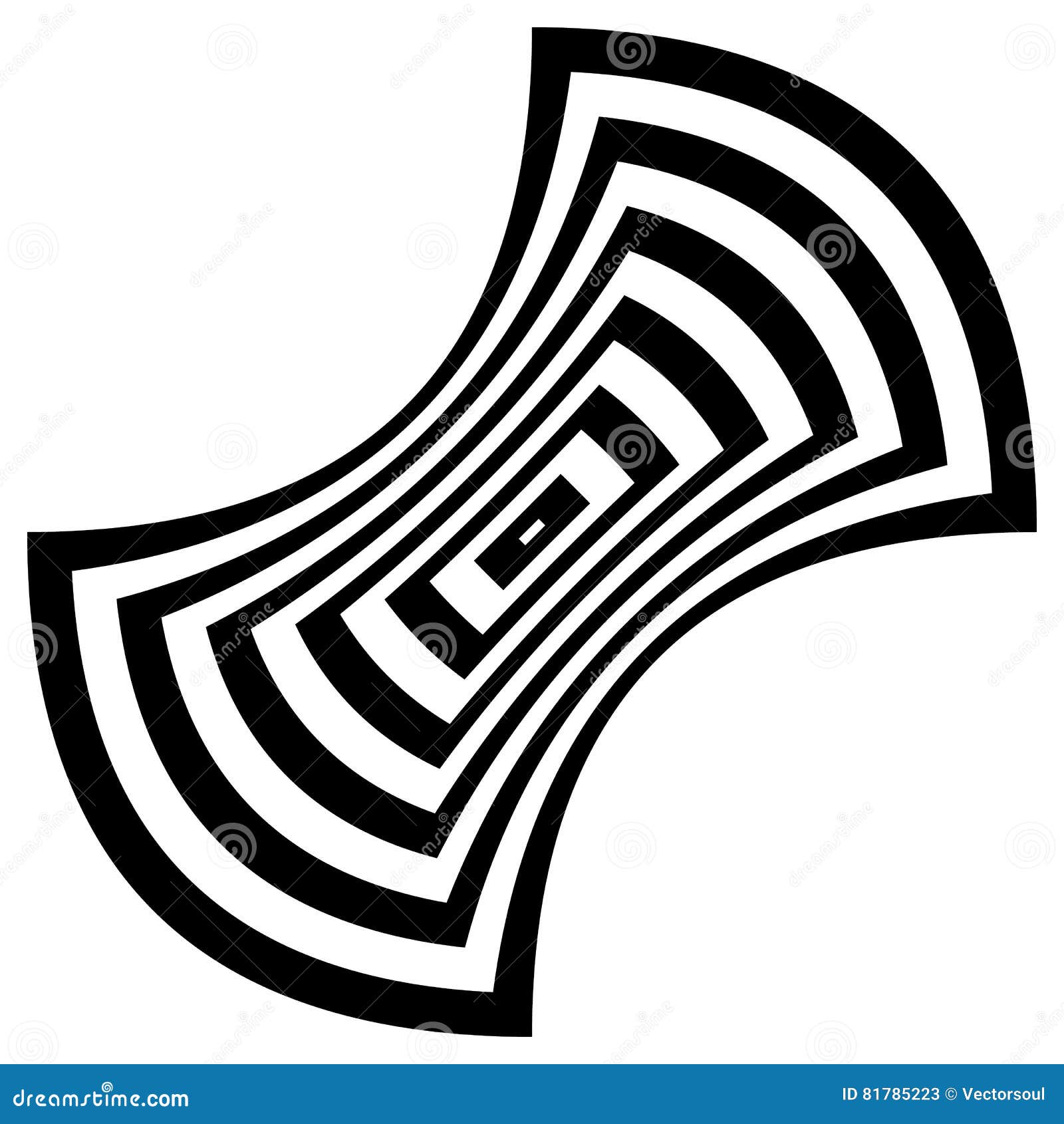 Abstract rectangle shape stock vector. Illustration of camber - 81785223