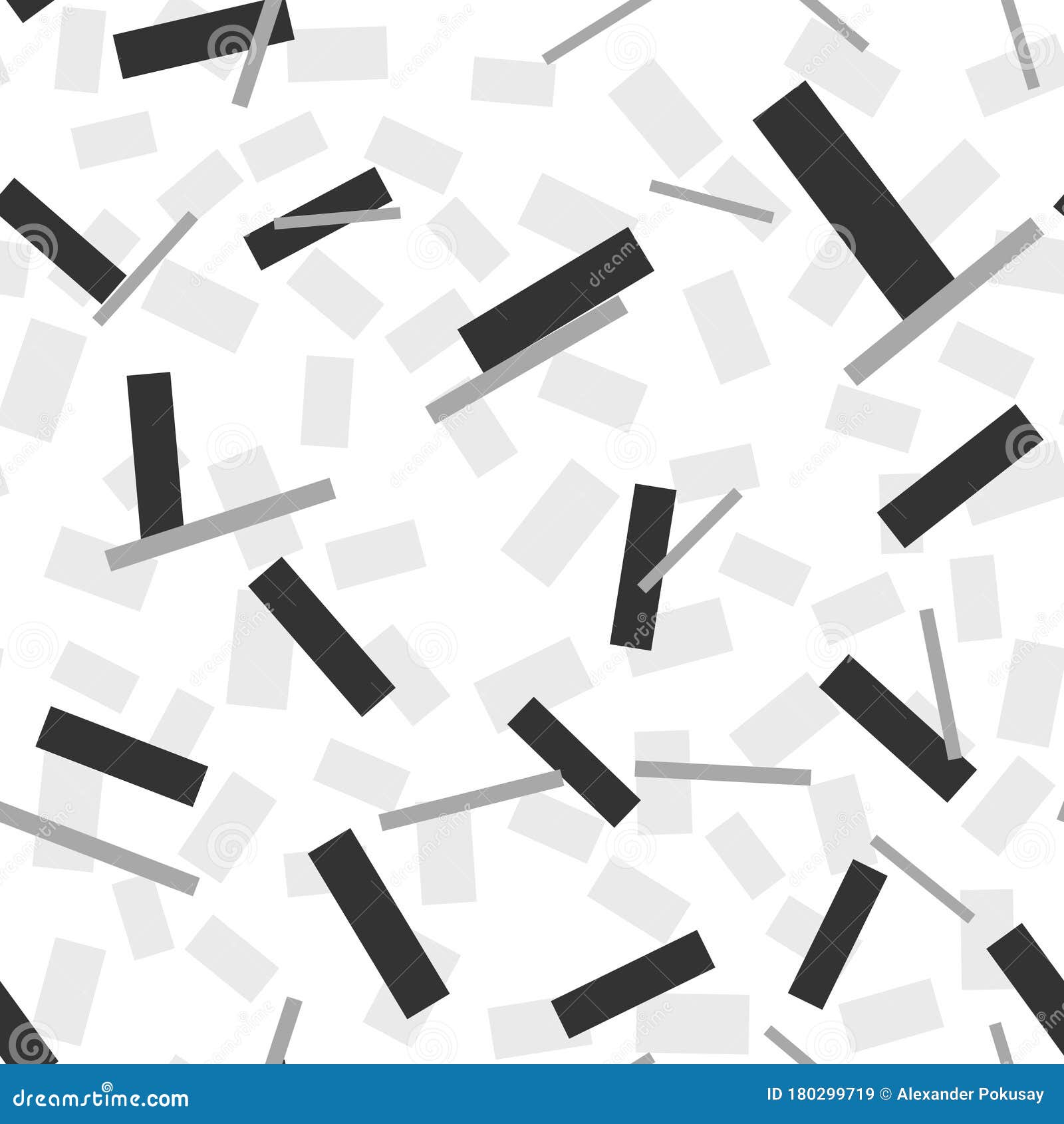 Abstract Rectangles Seamless Pattern Sketch Vector Stock Vector ...