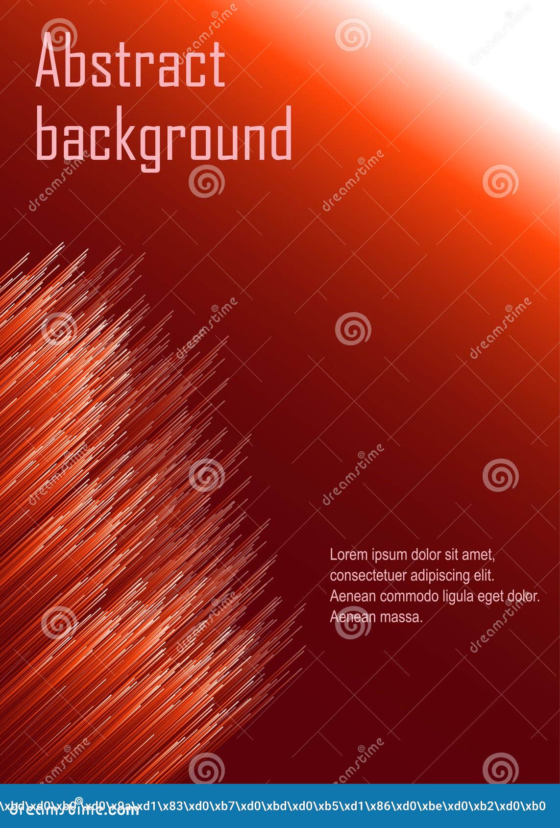 Abstract Rectangular Background with Line Design on Red Background ...
