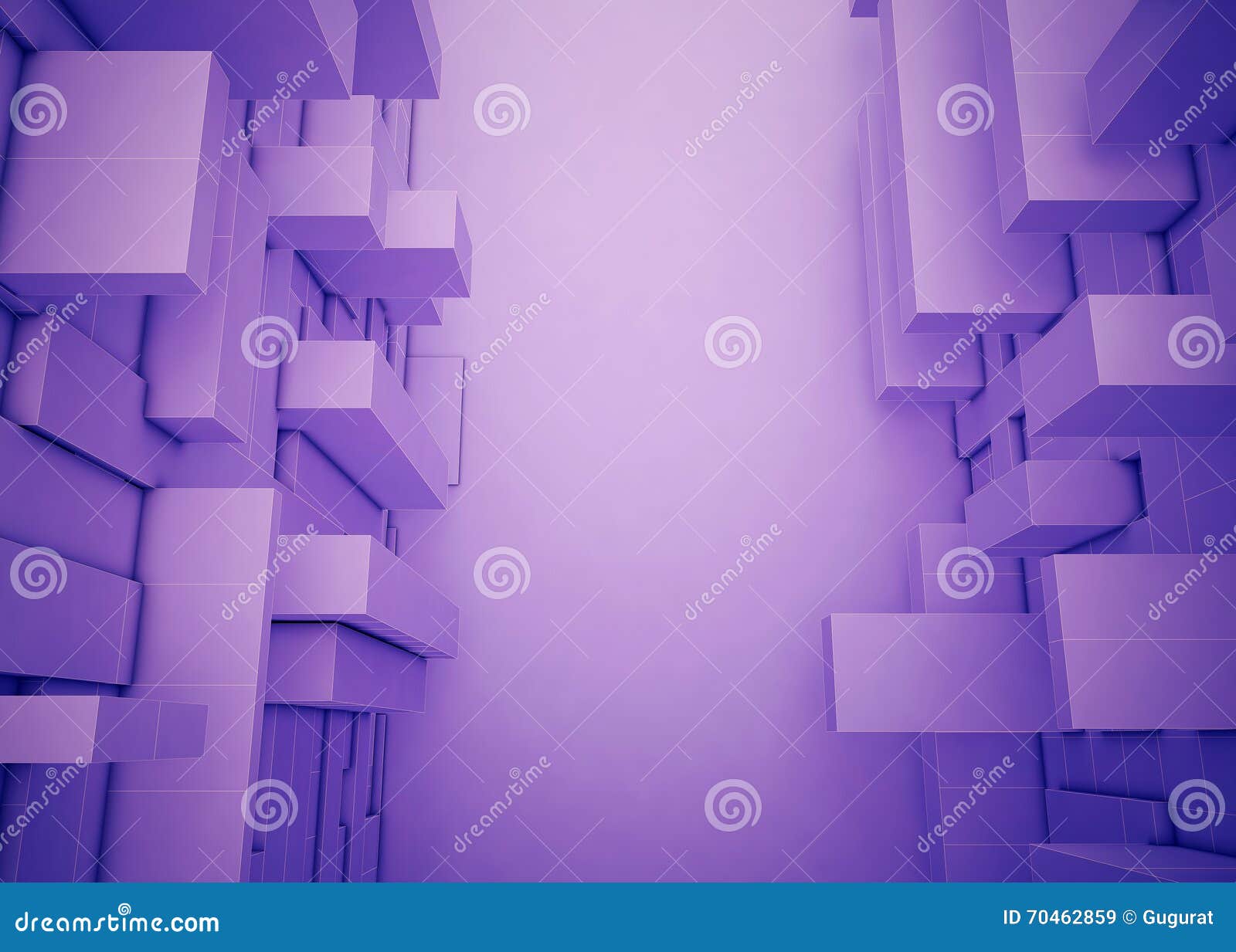 Abstract Rectangular Box Shape Several Purple Stock Illustration ...