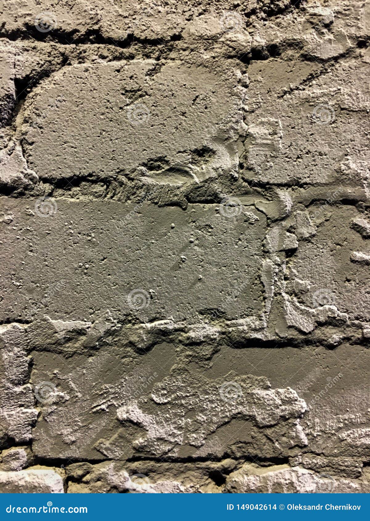 Abstract Rectangular White Brick Texture. White Washed Old Brick Wall ...