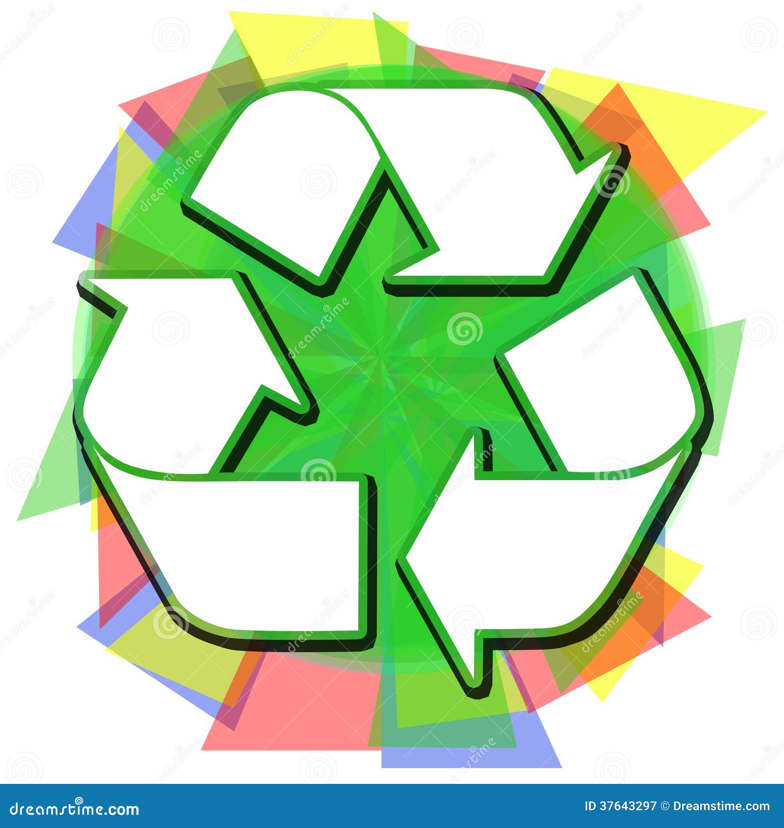 Abstract Recycle stock illustration. Illustration of graphic - 37643297