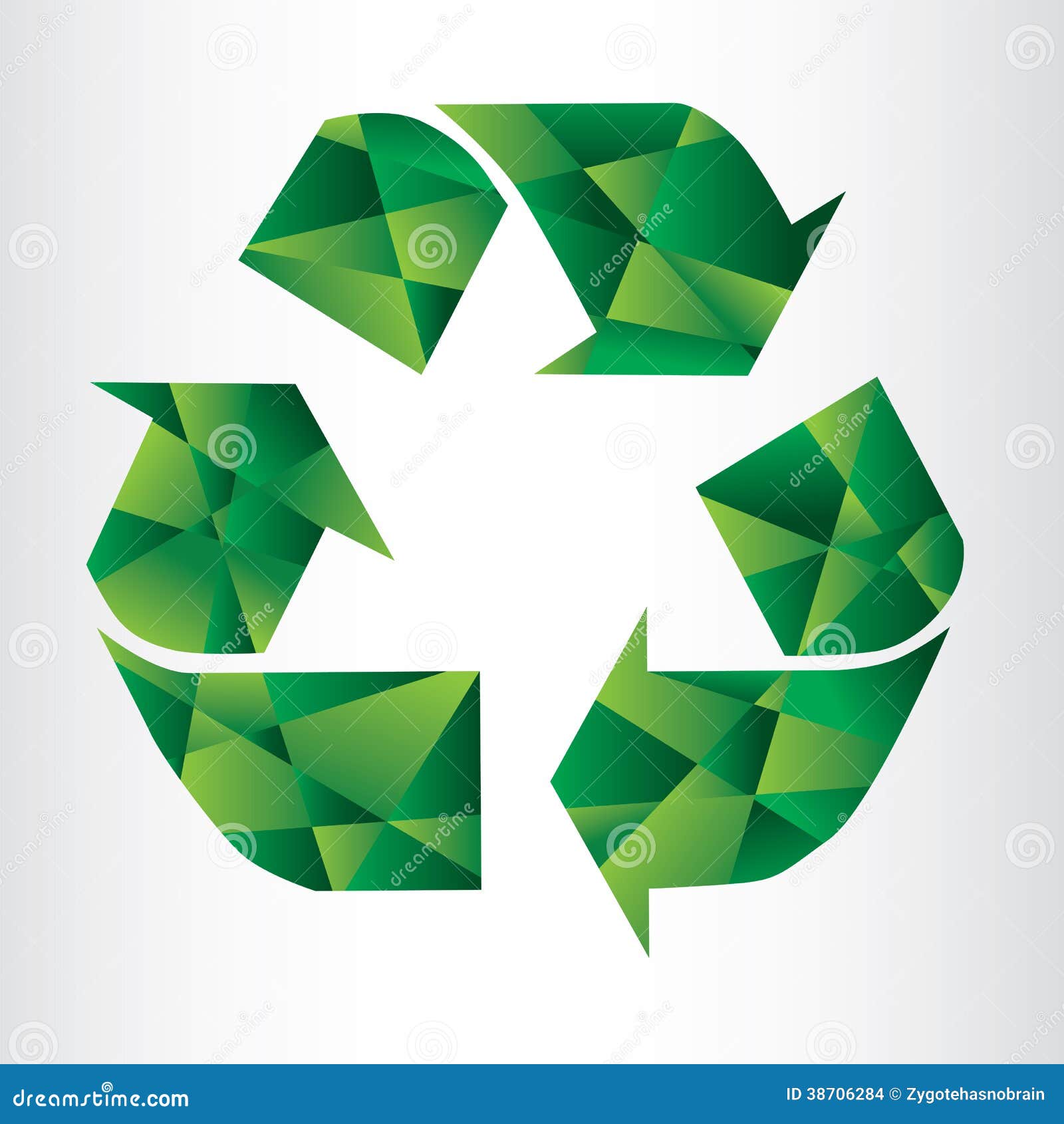 Abstract Recycle Sign stock vector. Illustration of conservation - 38706284