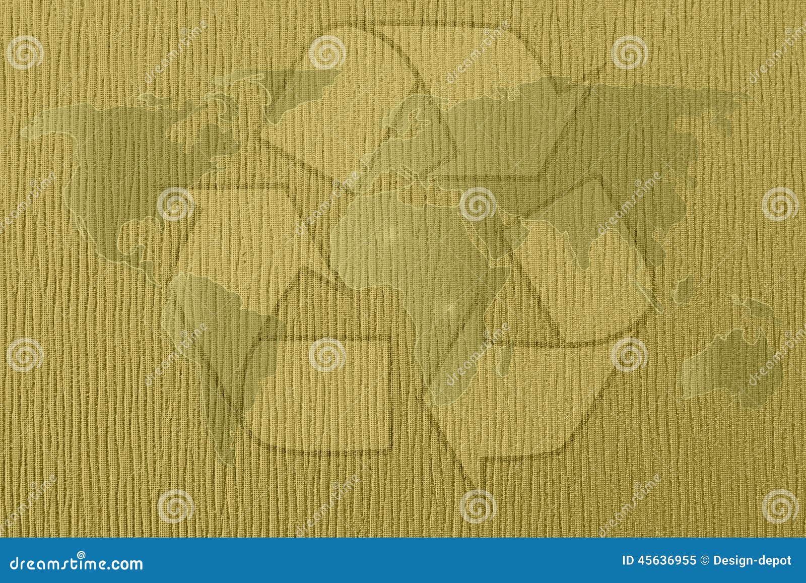 Abstract recycle world map stock illustration. Illustration of asia ...