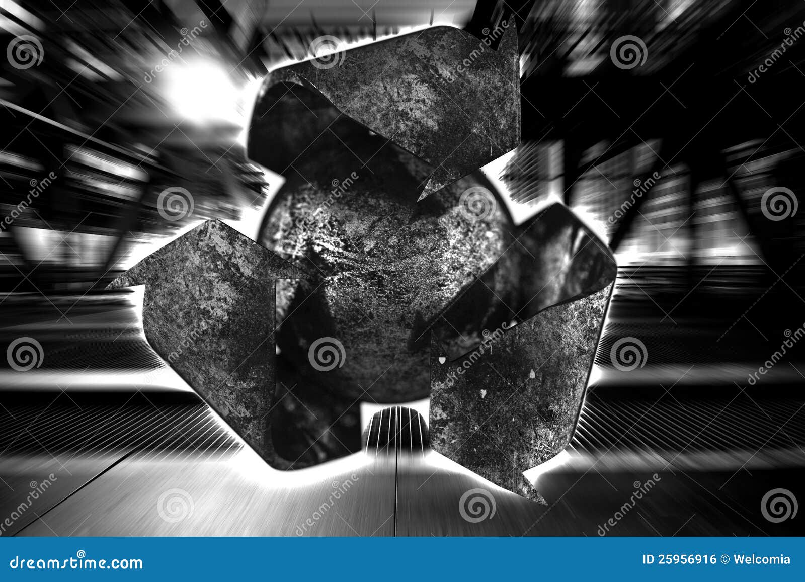 Abstract Recycling stock illustration. Illustration of render - 25956916