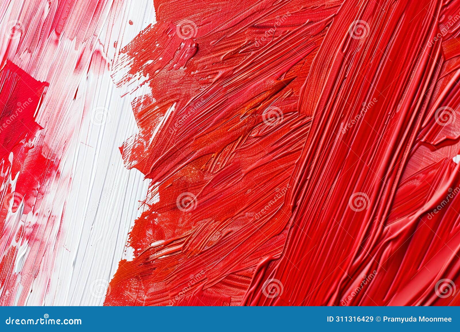 Abstract Red Acrylic Painting Background. Generative Ai Stock Image ...