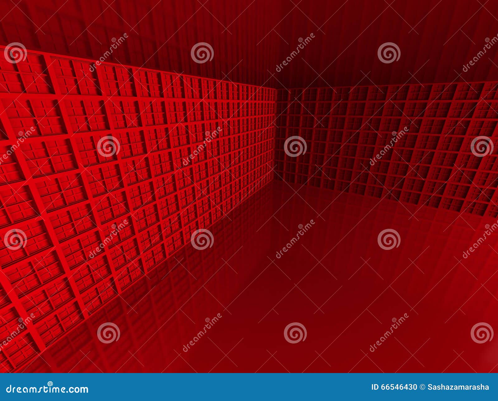 Abstract Red Architecture Wall Background Stock Illustration ...