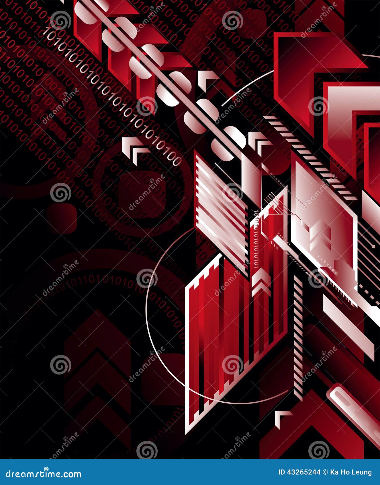 Abstract Red Arrow Background Stock Illustration - Illustration of ...