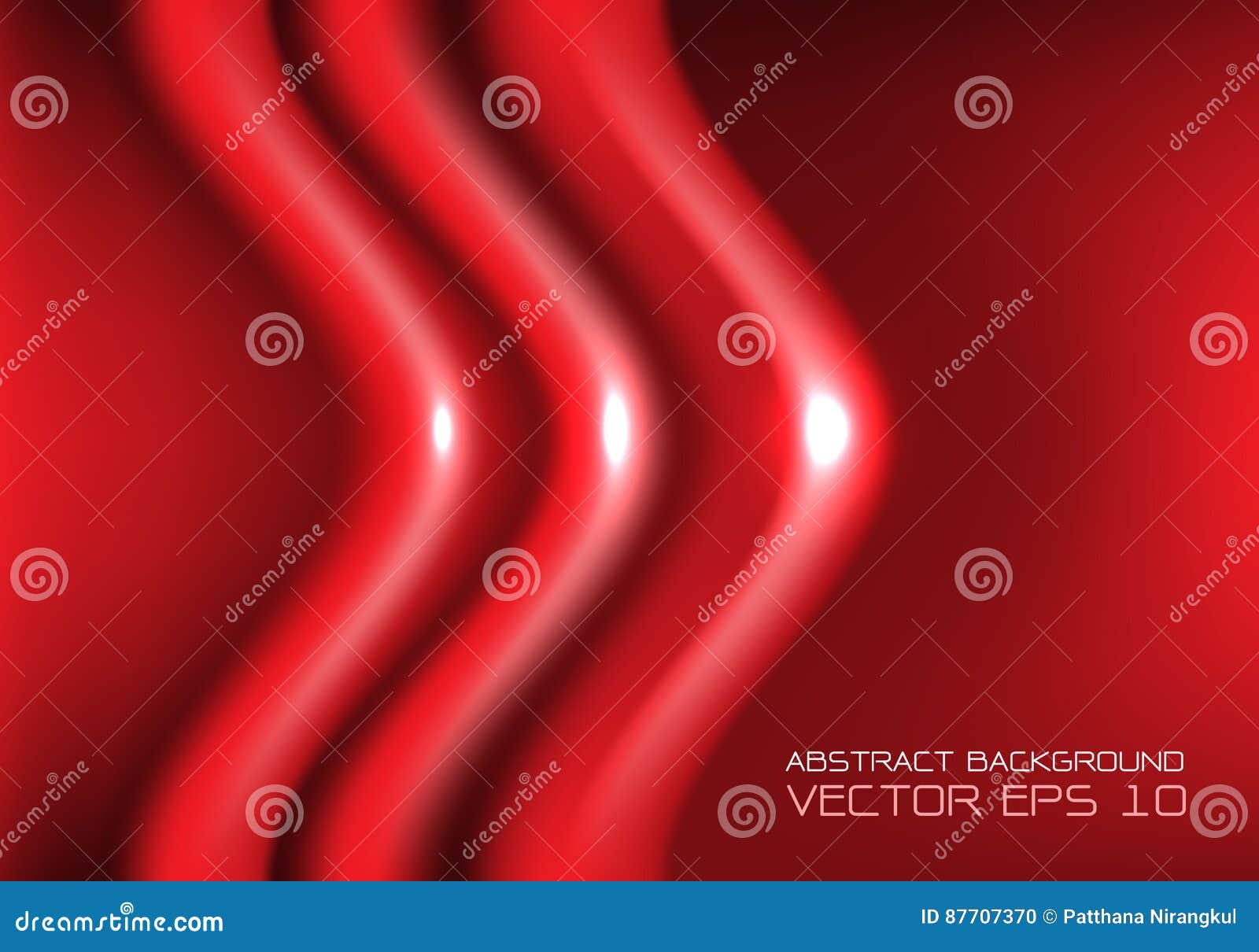 Abstract Red Arrow Curve Design Modern Vector. Stock Vector ...