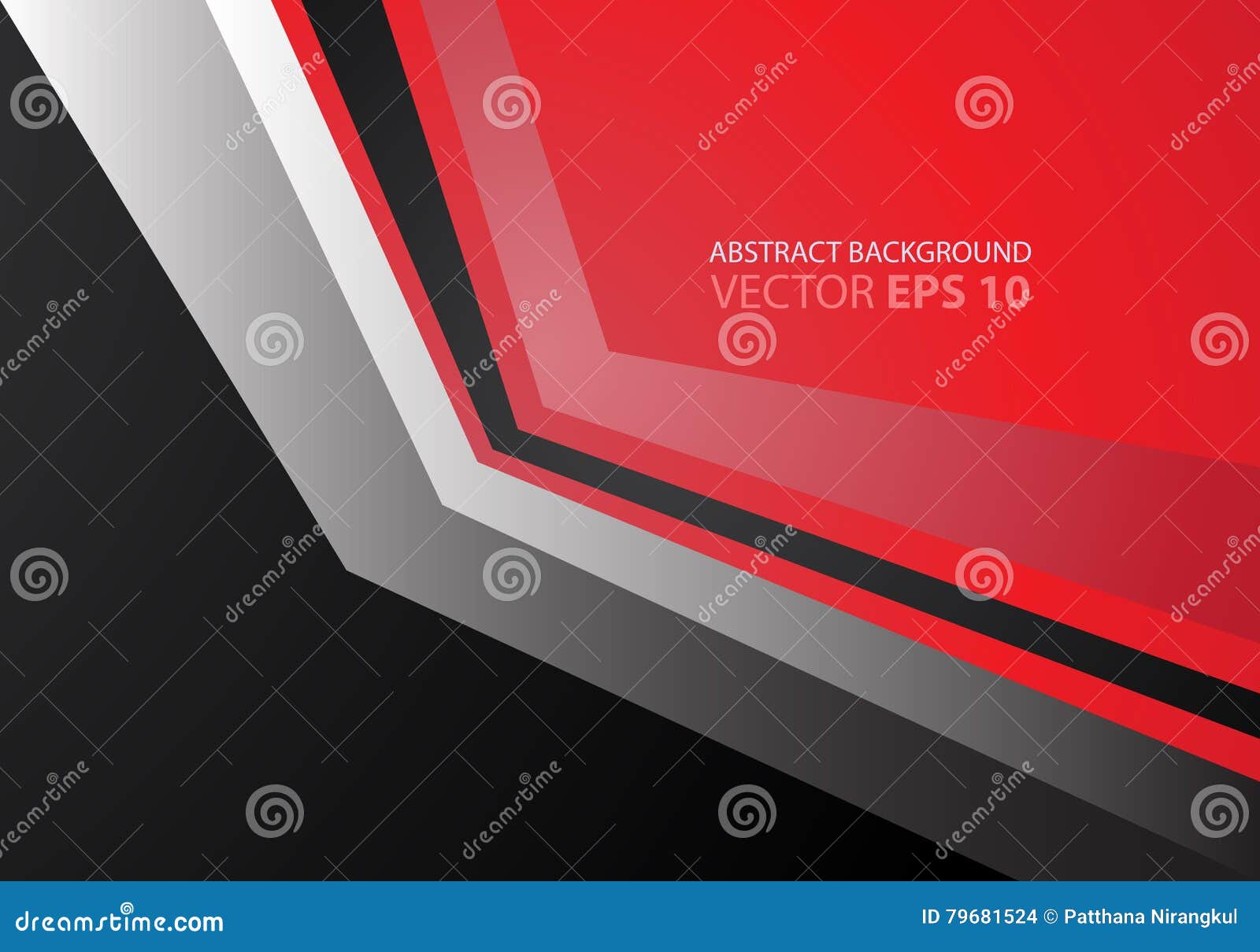 Abstract Red Arrow Metal and Black Vector. Stock Vector - Illustration ...