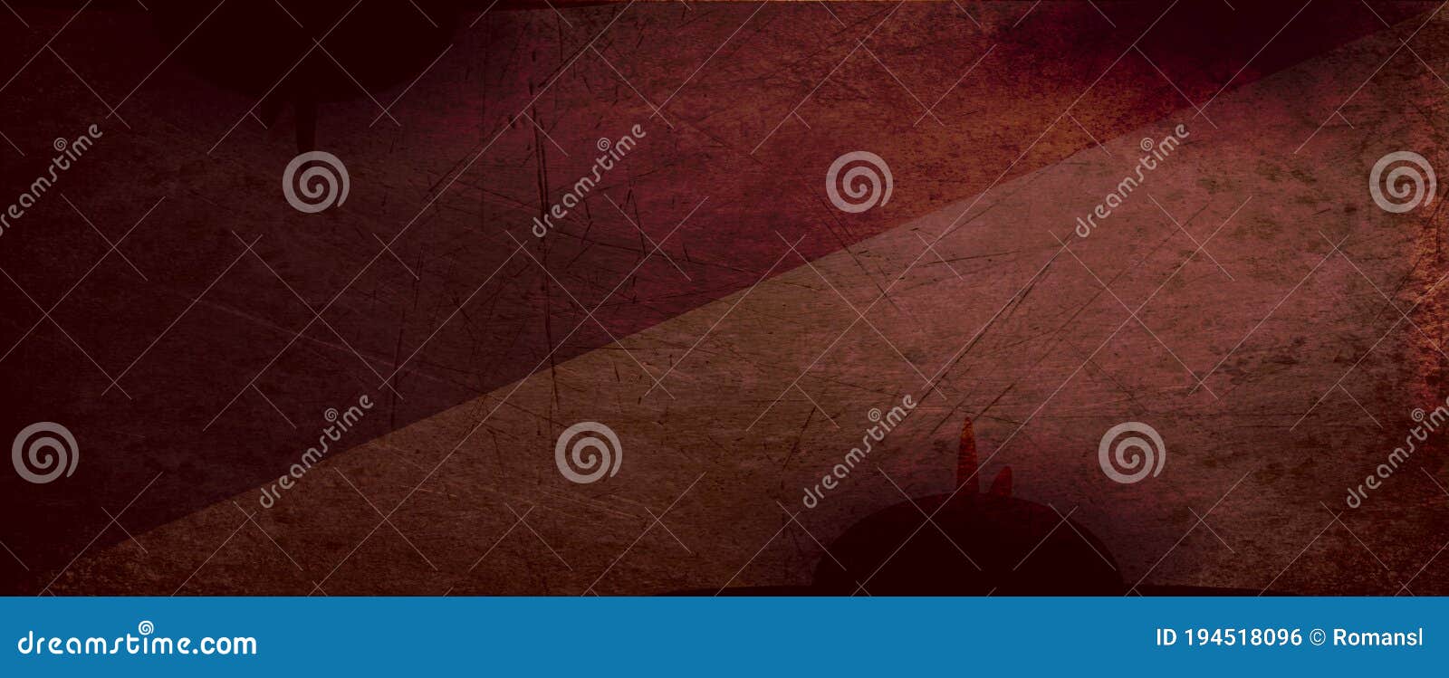 Abstract Red Background with Black Grunge Borders, Triangle Shapes in ...