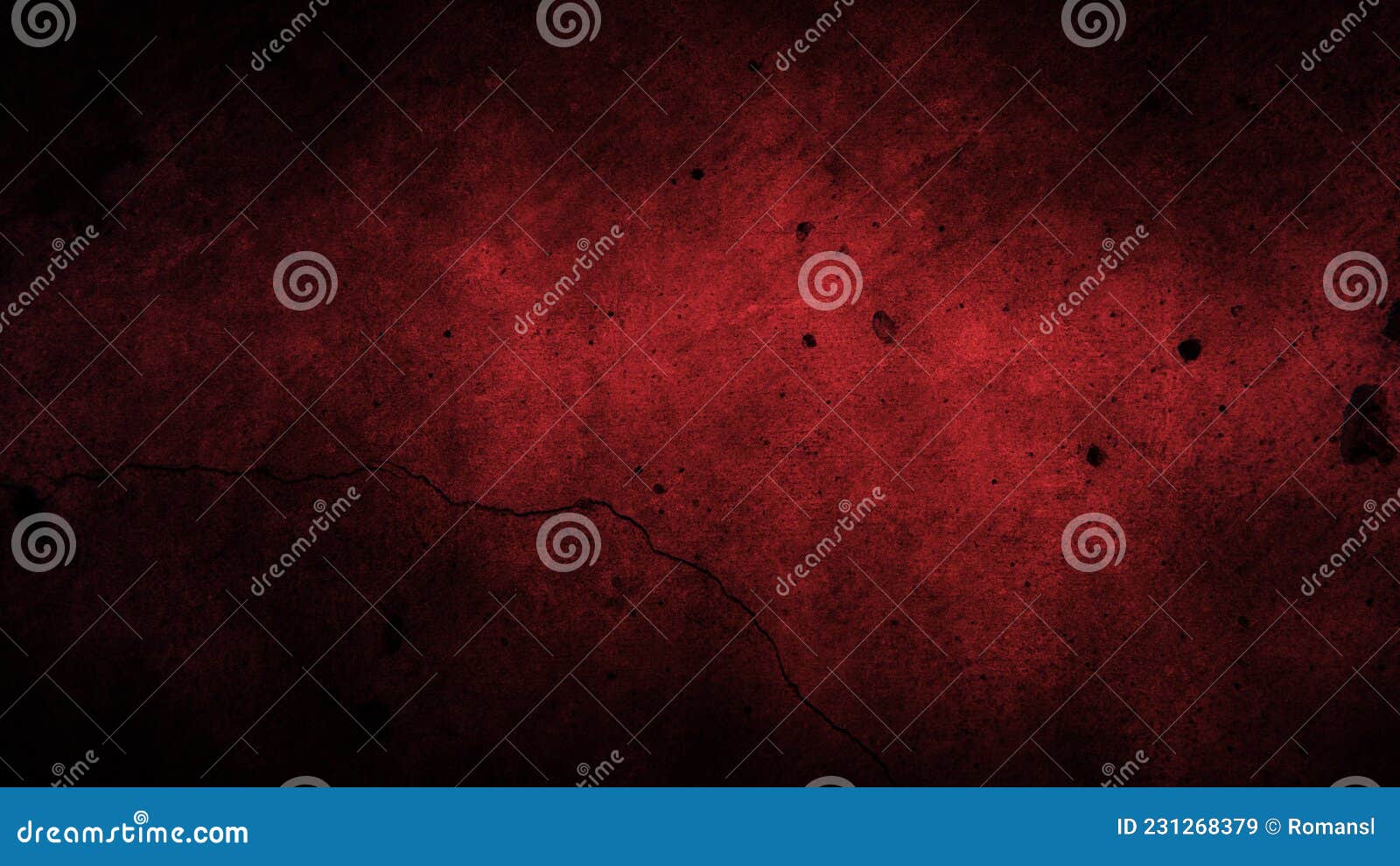 Abstract Red Background with Black Grunge Borders, Triangle Shapes in ...
