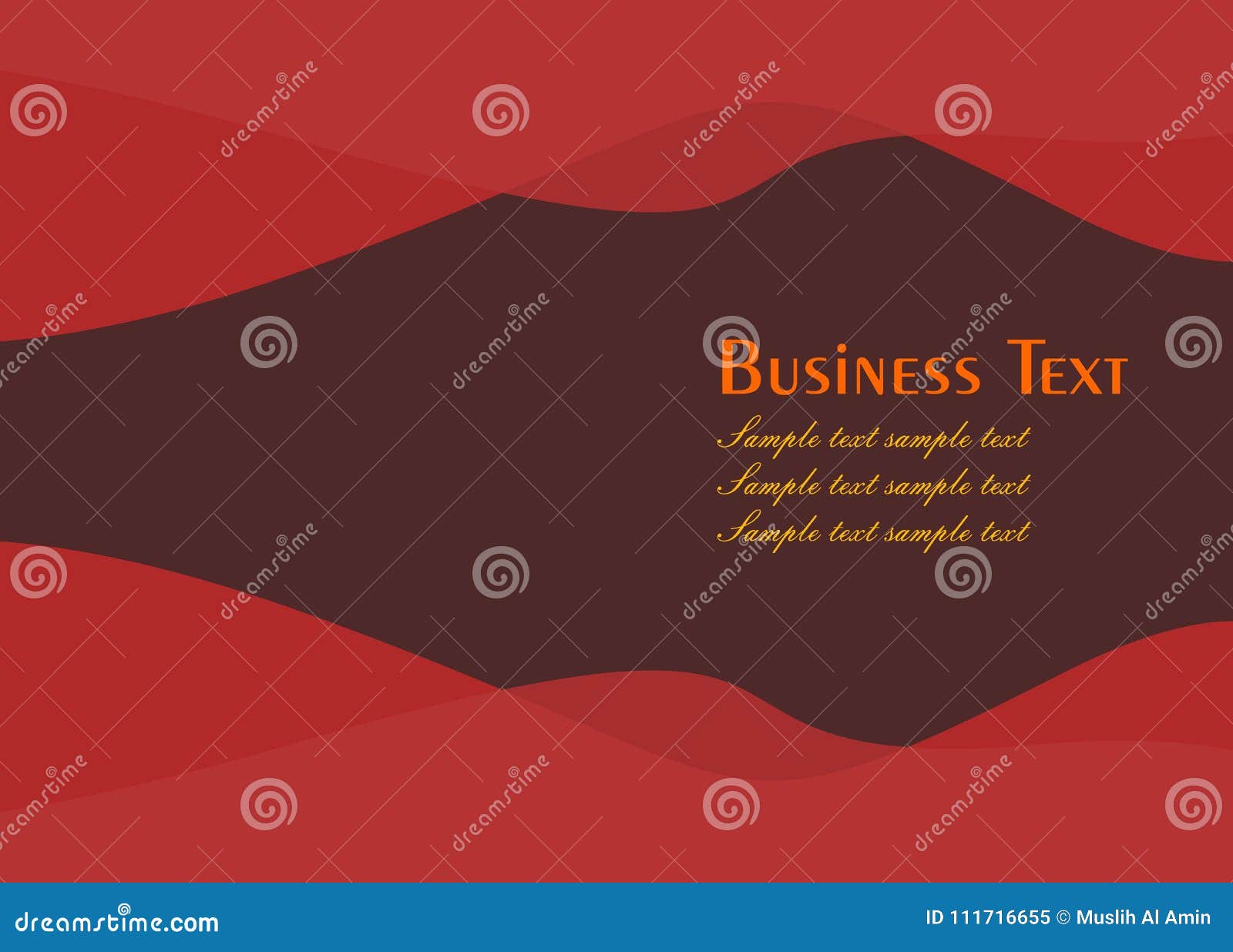 Abstract Red Background, Business Card Design. Stock Vector ...